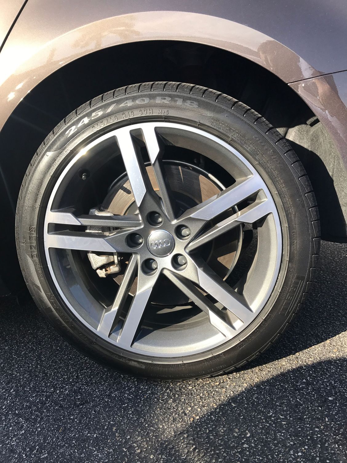 Audi A4 2017 Audi A4 B9 18 inch OEM Wheels and Tires - AudiWorld Forums
