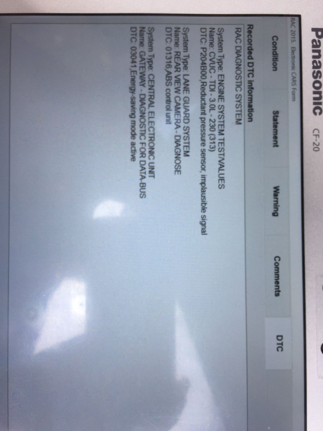 Fault code on my uk Audi SQ5 reads DTC:-P204B00 parts code required - AudiWorld Forums