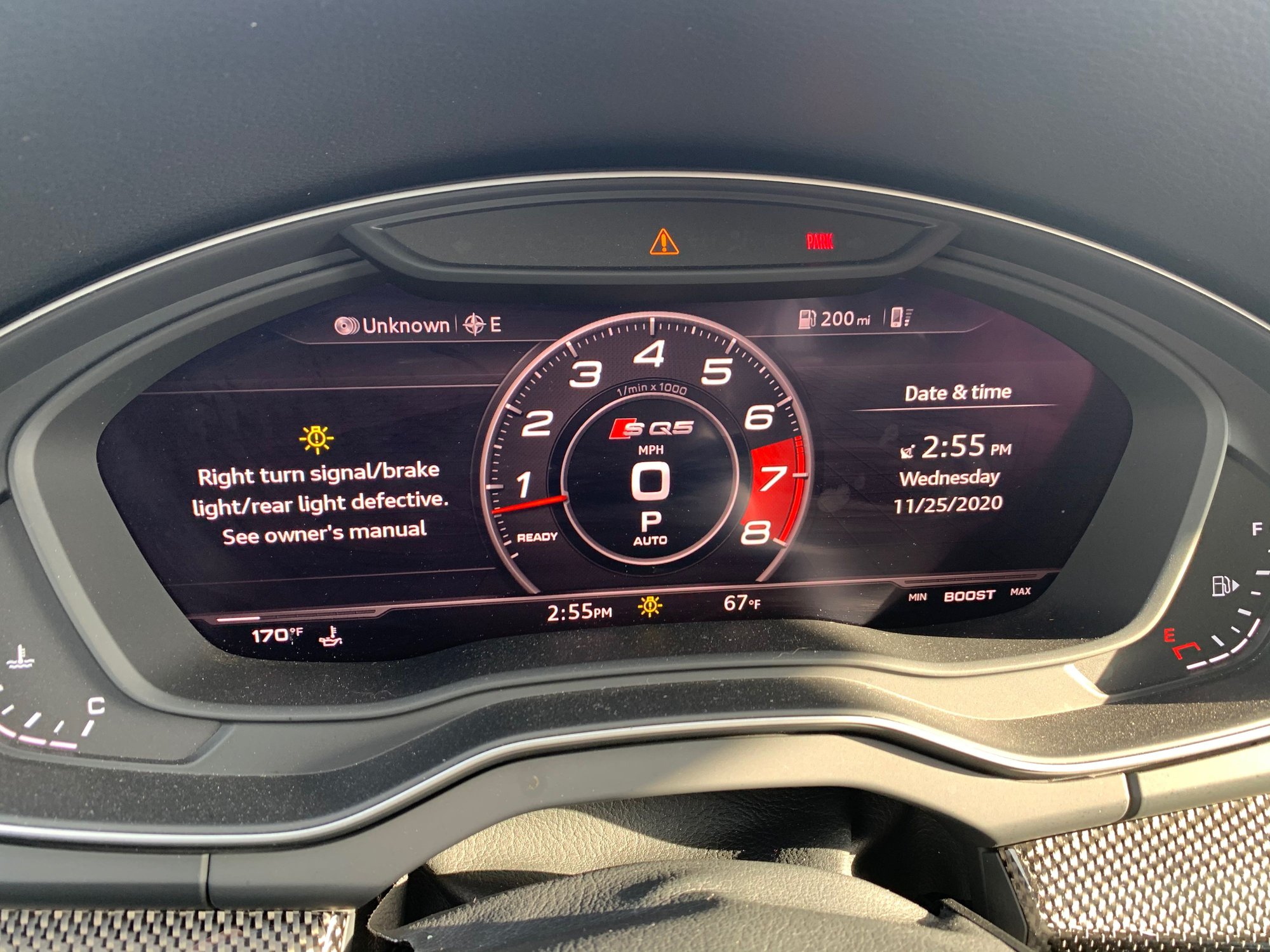 Sigh "right rear light defective" - AudiWorld Forums