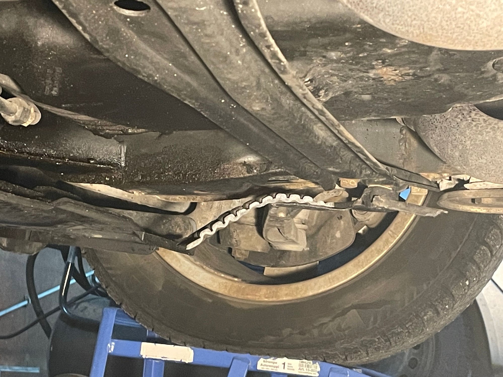 Sudden sound when driving and something hanging below car - AudiWorld ...