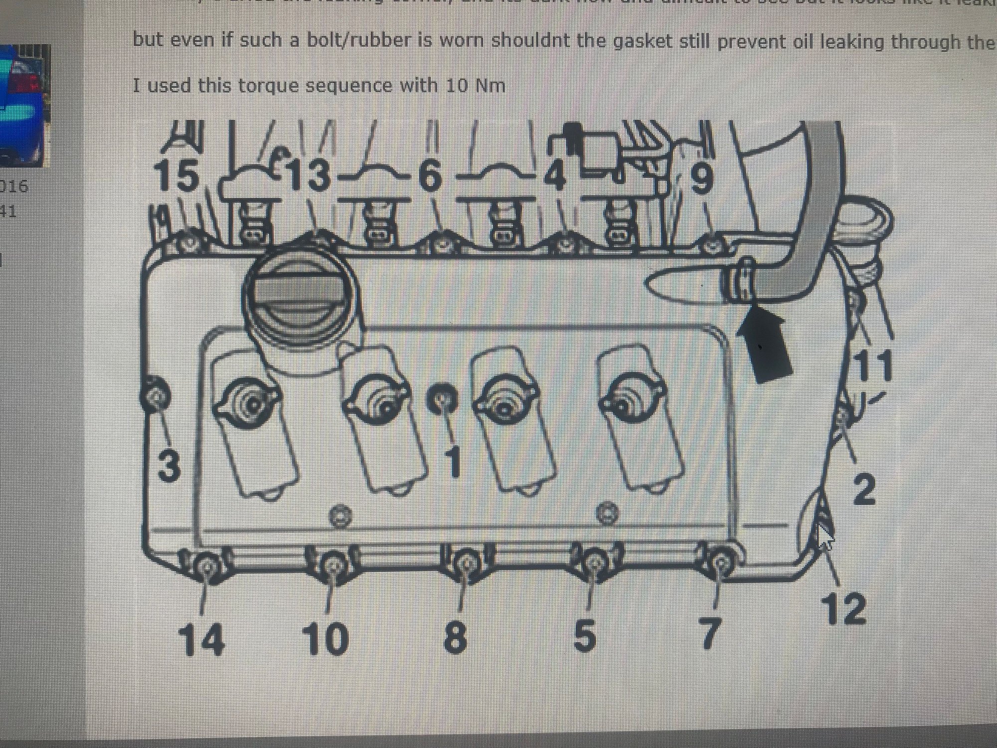 Valve Cover Question - AudiWorld Forums