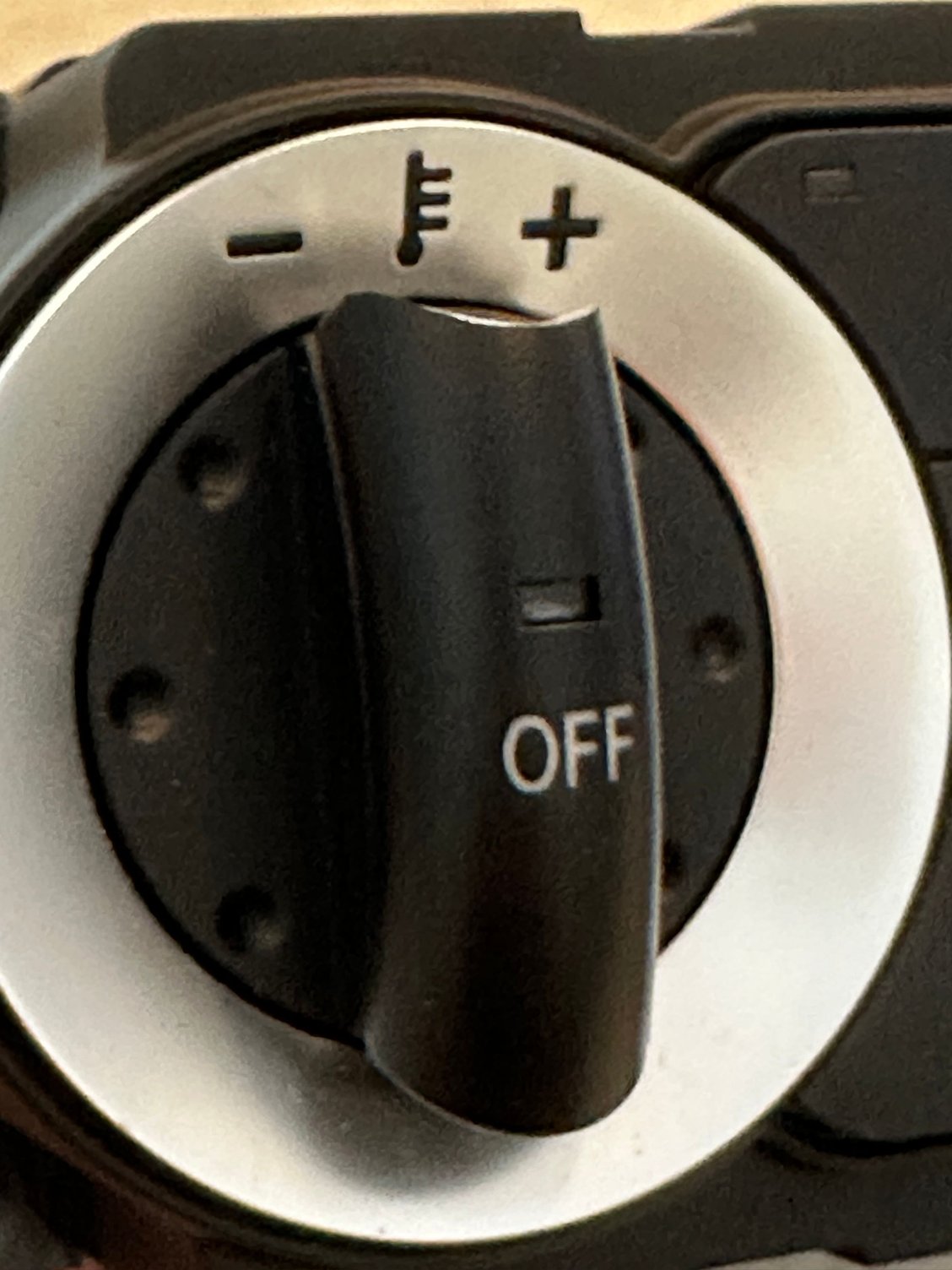 Climate Control +/- knob remove/replace? - AudiWorld Forums