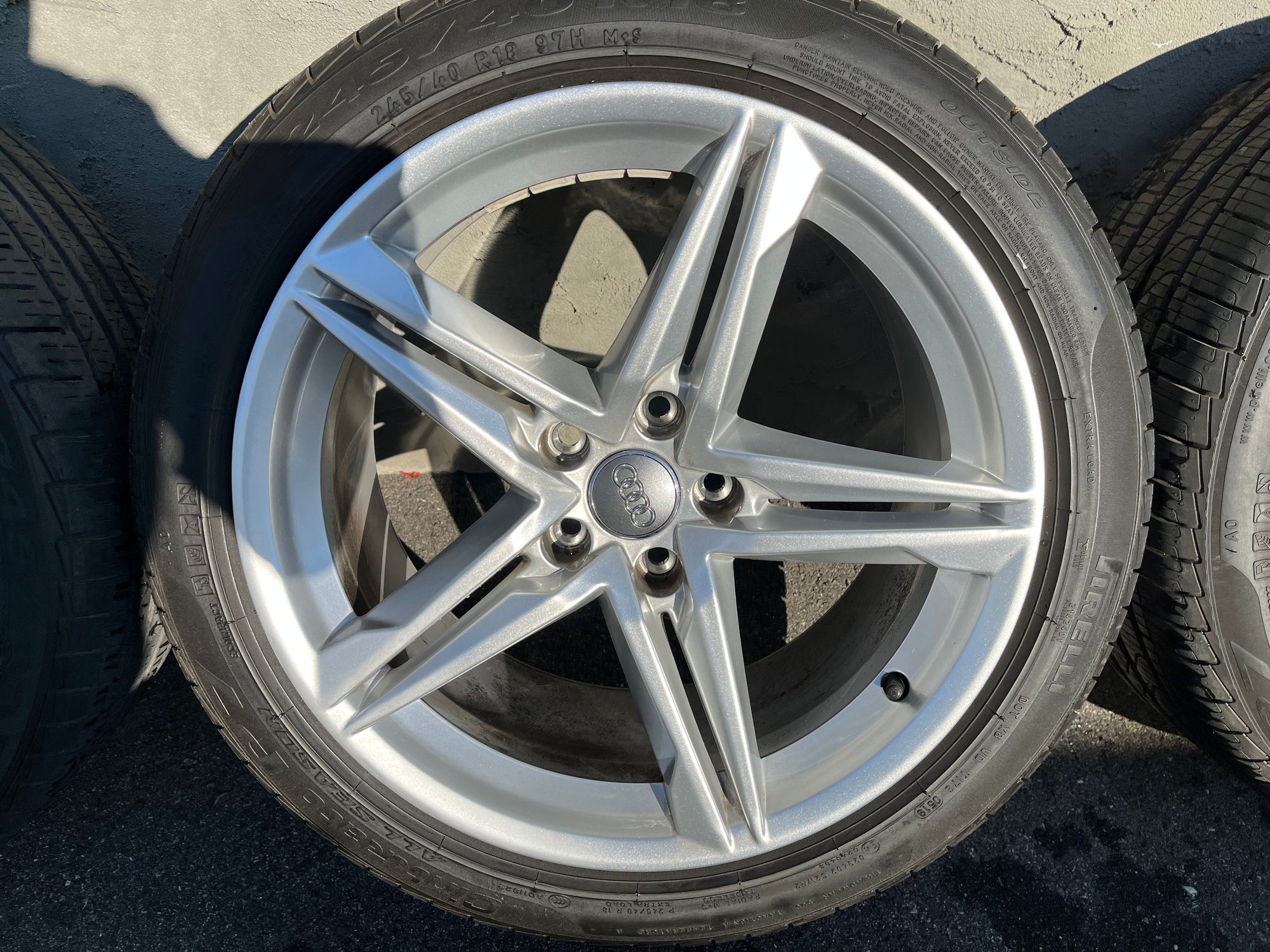 2019 OEM Audi S5 18" 5-double-spoke-star design wheels - AudiWorld Forums
