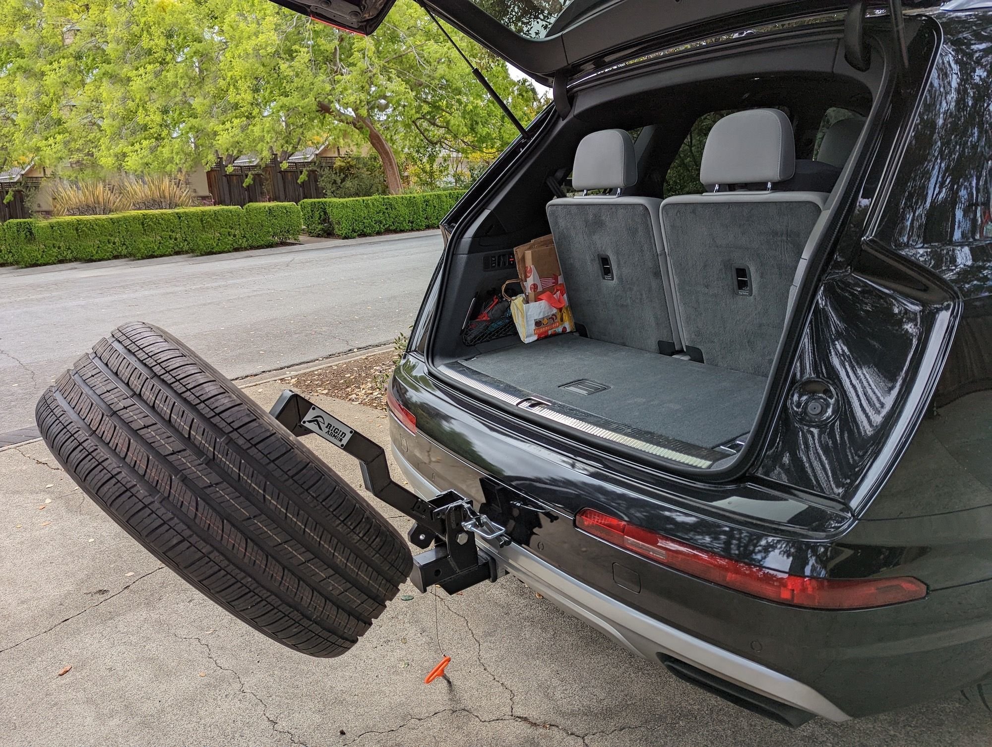 Spare tire carrier installed - AudiWorld Forums