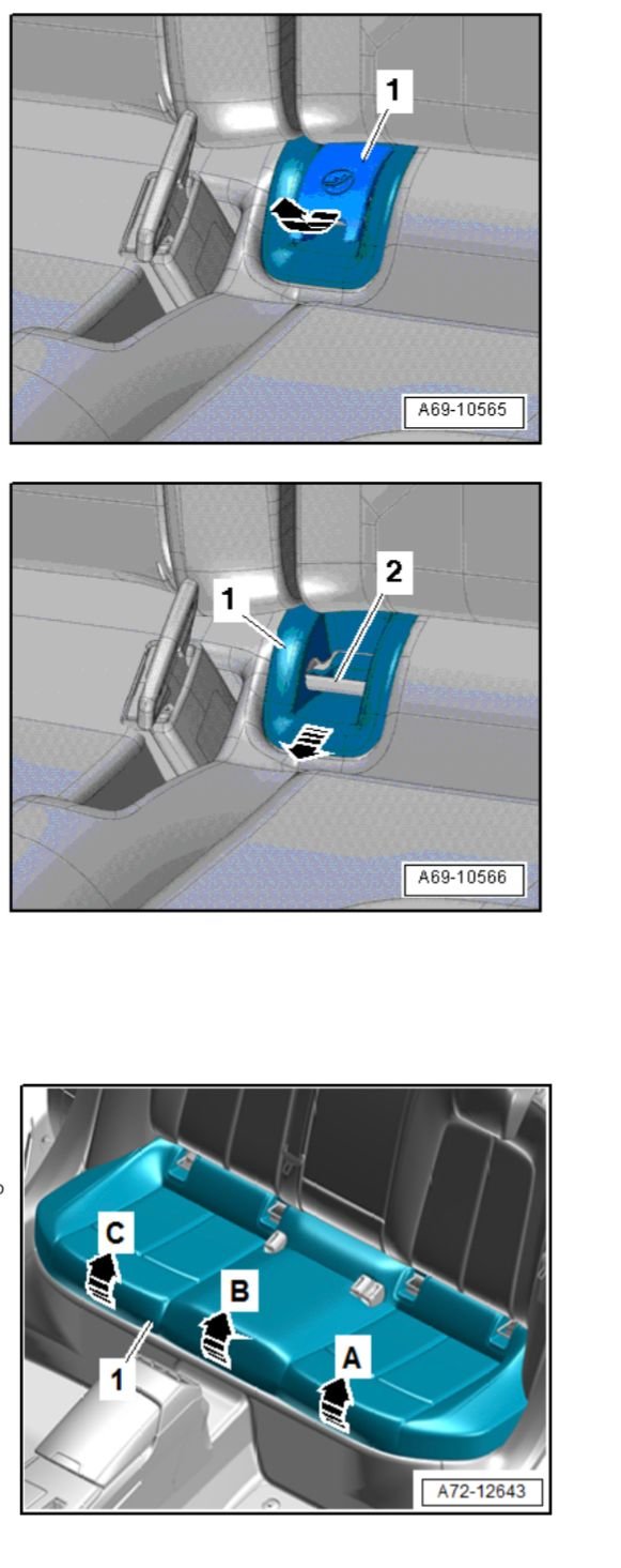 Removing A6 rear seat - AudiWorld Forums