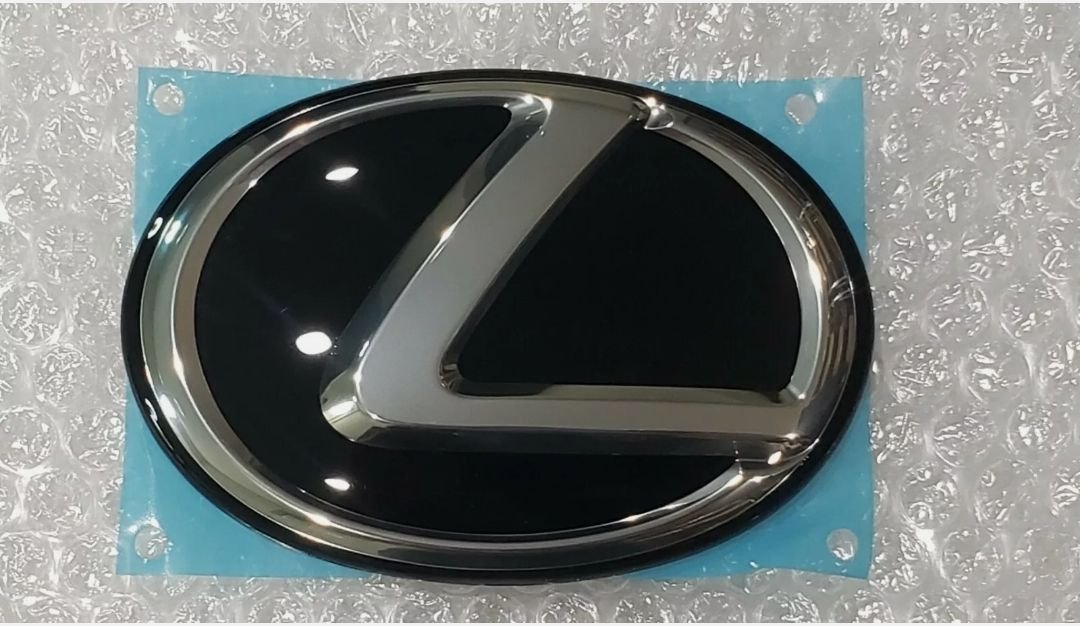 Lexus rear hatch emblem (chrome and black) - ClubLexus - Lexus Forum ...
