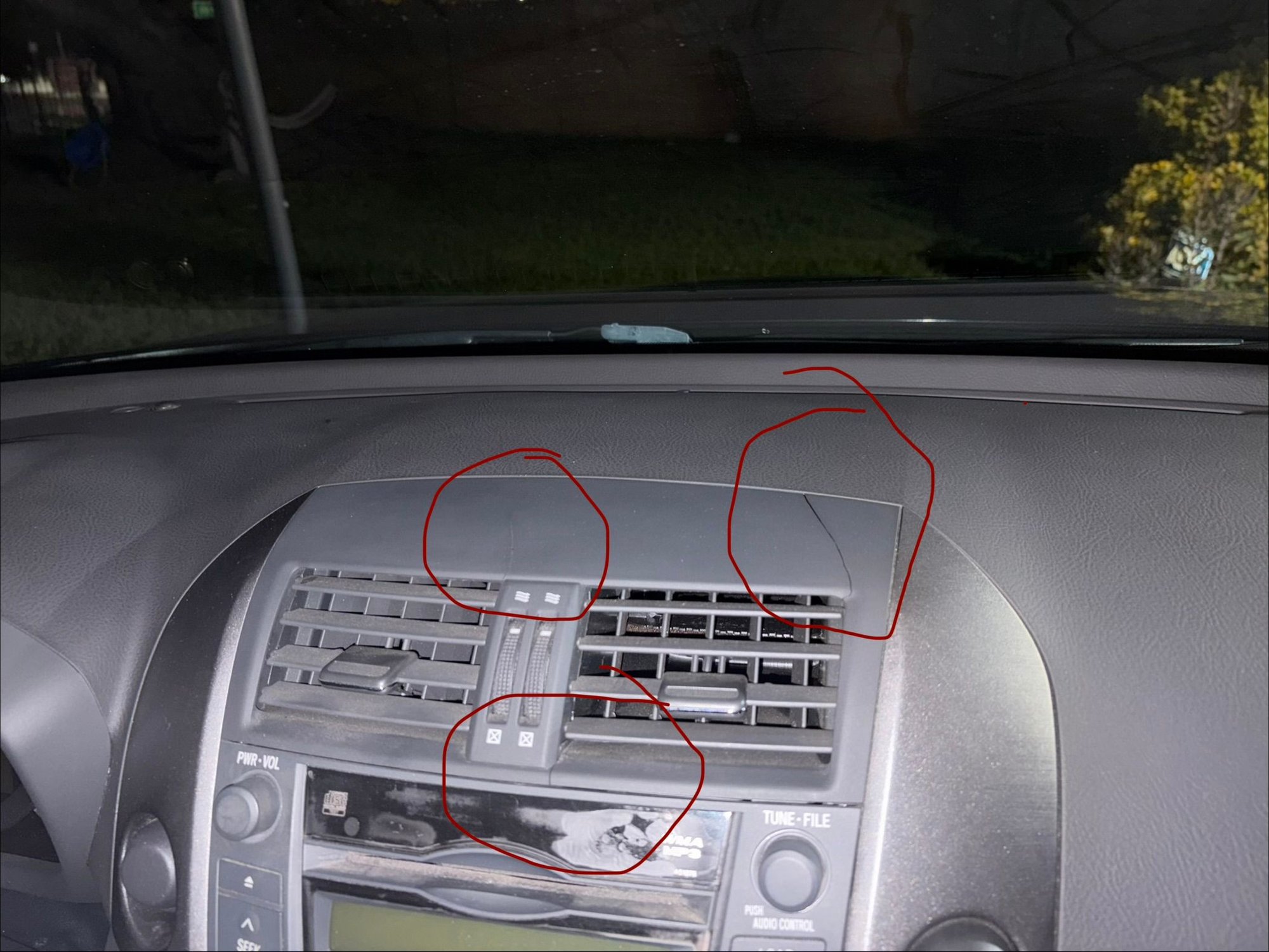 Cracked AC vents and door - ClubLexus - Lexus Forum Discussion