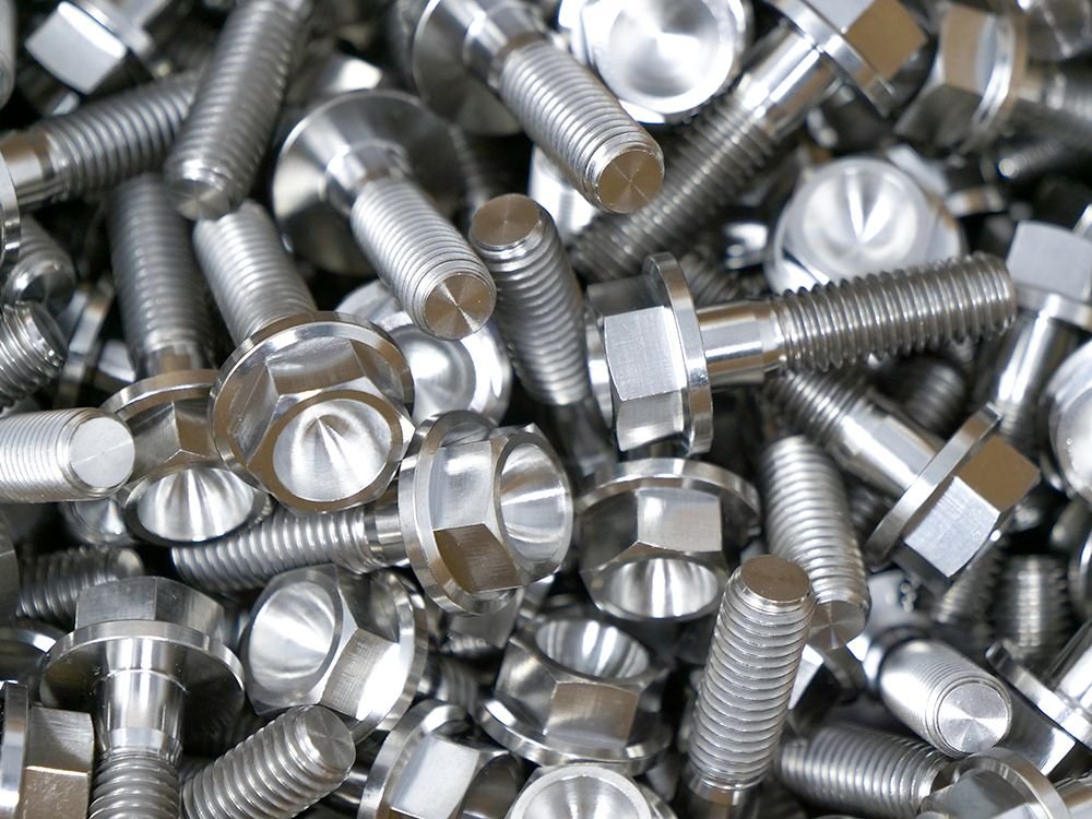 Titanium tunnel plate bolt kit and cradle brace bolt kit ...