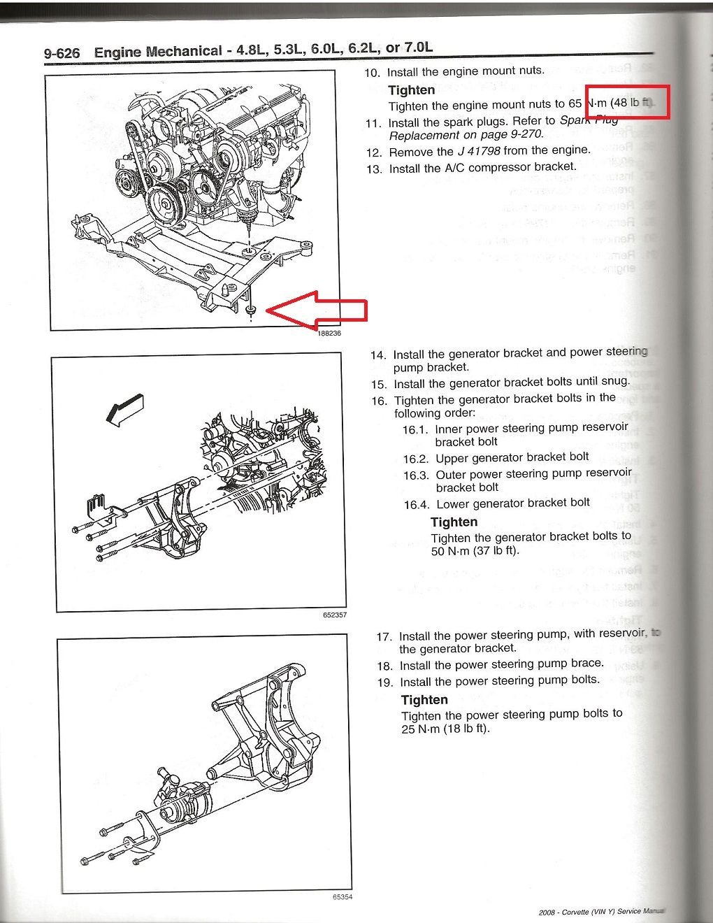 What are the Torque Specs for Engine mount Nuts and Transmission Mount ...