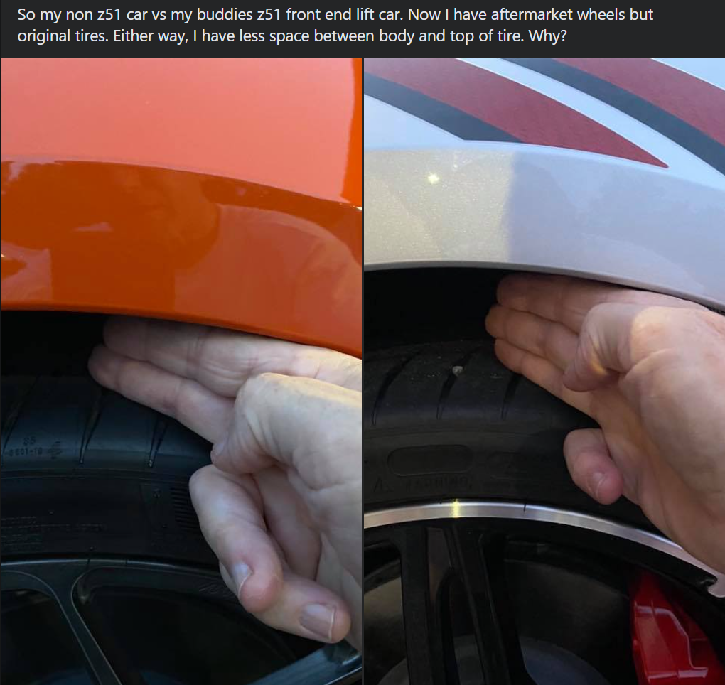 MSRC has higher stock ride height than non-MSRC - CorvetteForum ...