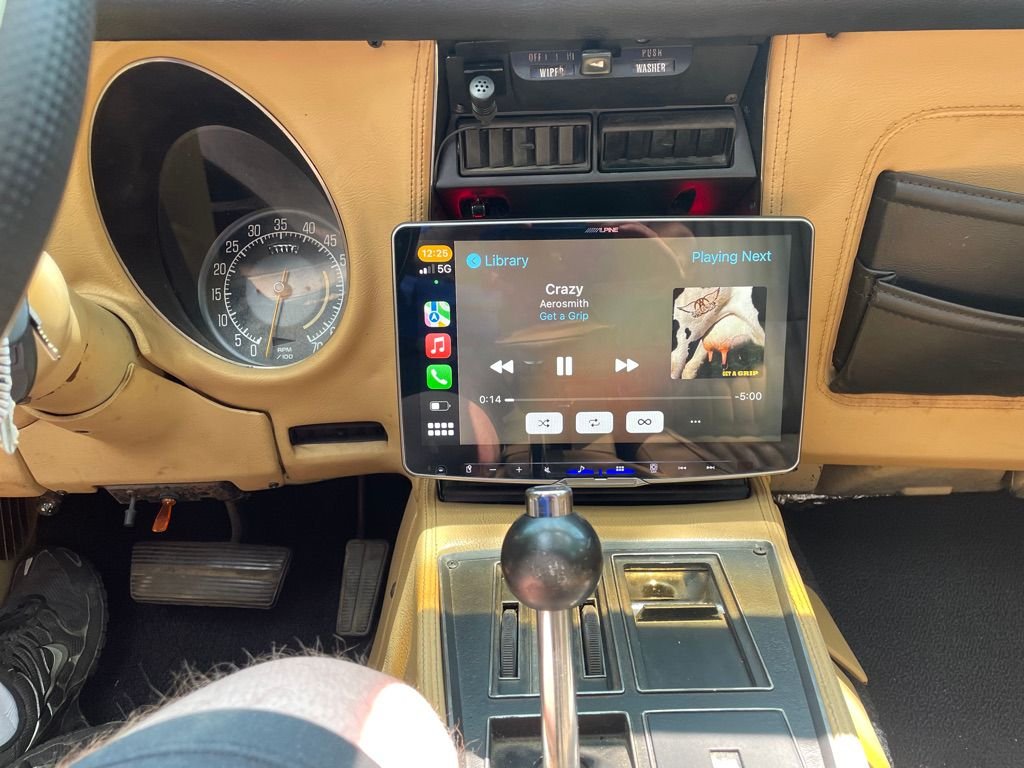 Alpine 11" Floating Screen fits C3 single din bezel - CorvetteForum ...