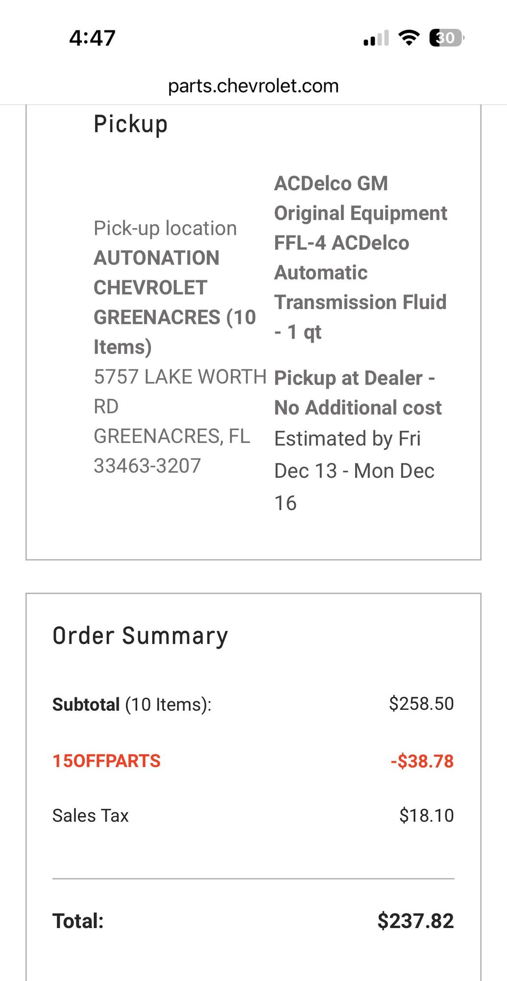 WTB Transmission Fluid - CorvetteForum - Chevrolet Corvette Forum ...