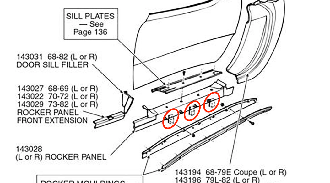 WTB (Want To Buy) 1969 Birdcage/ Rocker Bracket (Need 2) - CorvetteForum - Chevrolet Corvette ...