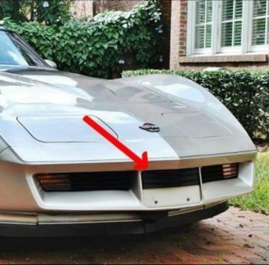 What to put where the front plate goes? - CorvetteForum - Chevrolet ...