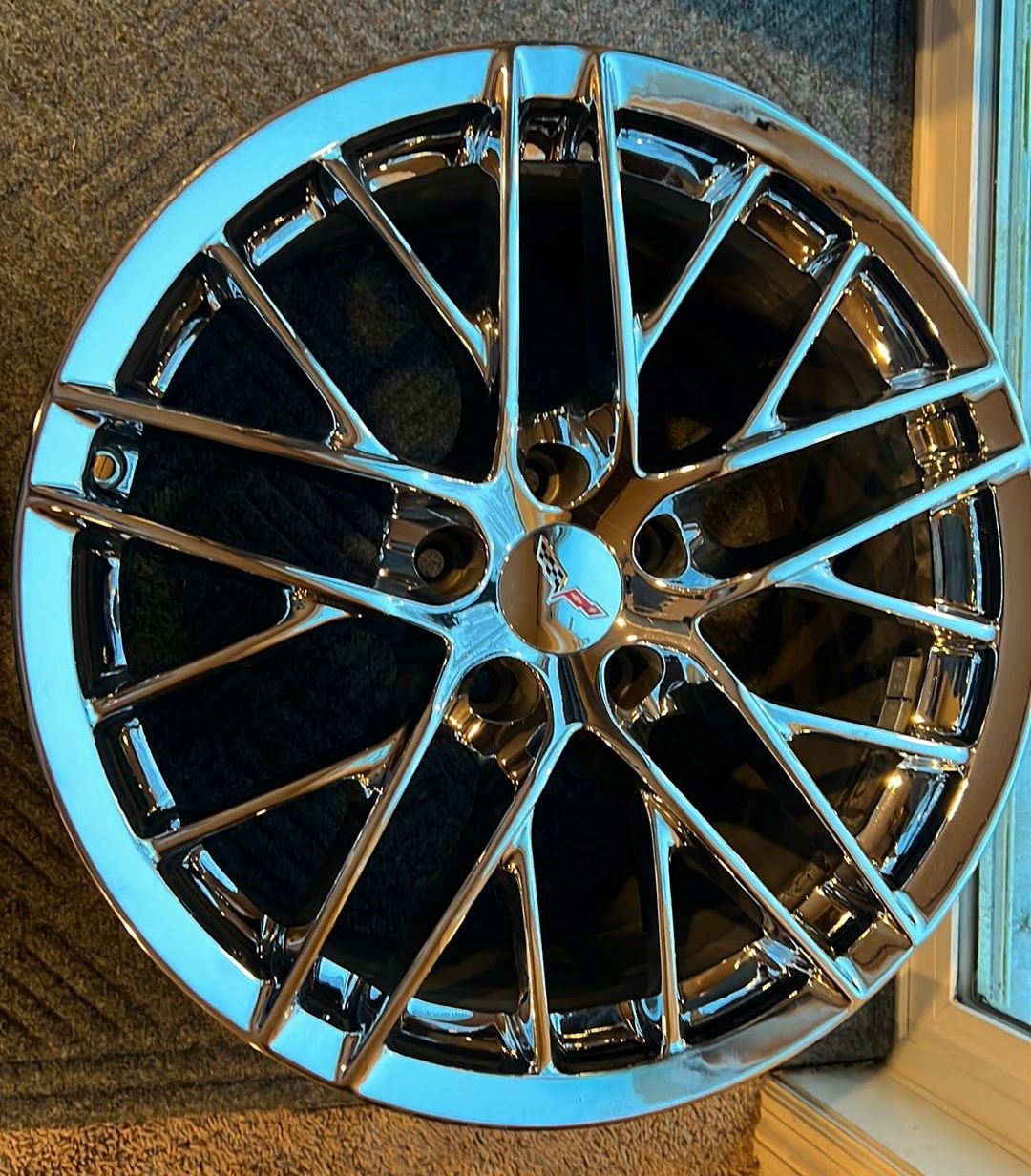 FS (For Sale) C6 ZR1 Chrome OEM Speedline Rear Rim Only 20” x 12 ...