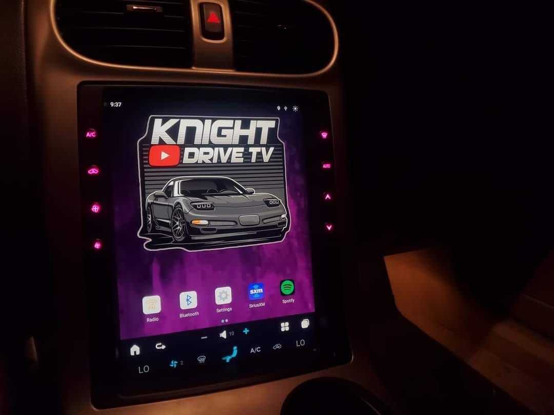 KnightDriveTV MAX-Din HVAC compatible console screens are an interior ...