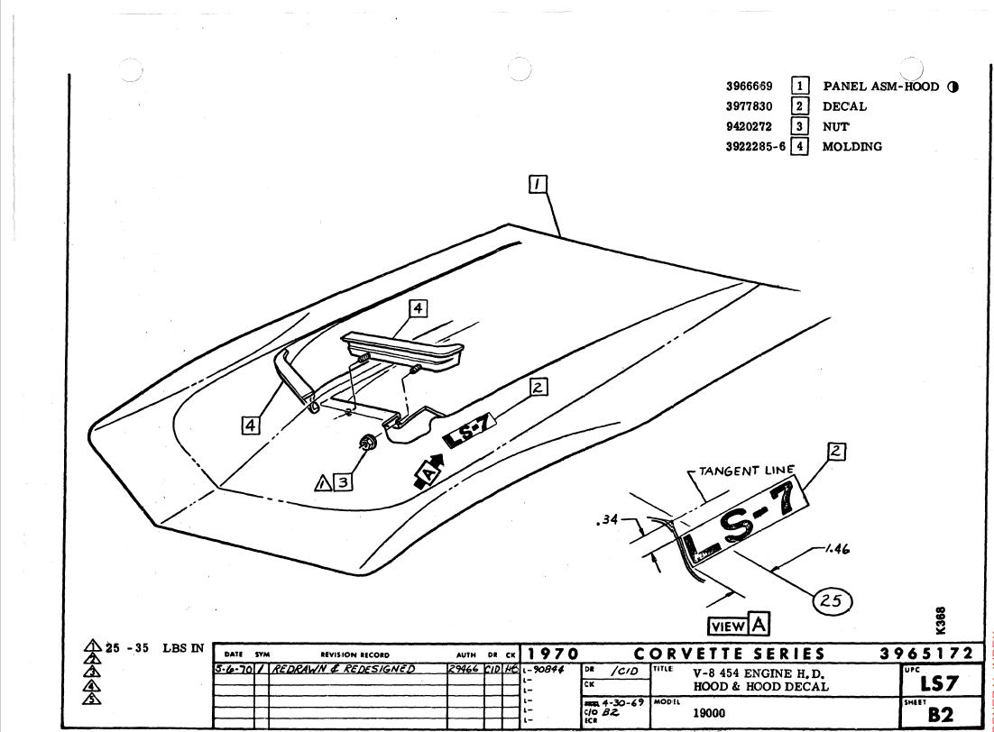 1970 Factory LS7 Specs - CorvetteForum - Chevrolet Corvette Forum ...