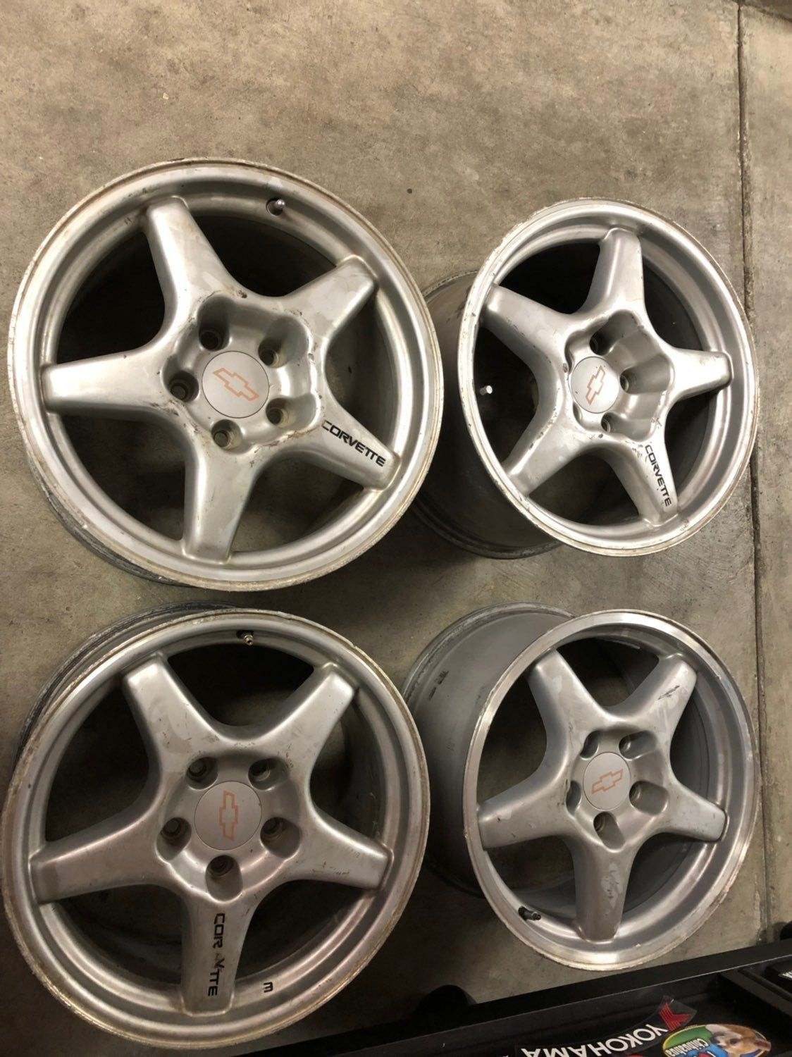 FS (For Sale) CA oem zr1 corvette camaro rims wheels 17x9 17x11 f body ...