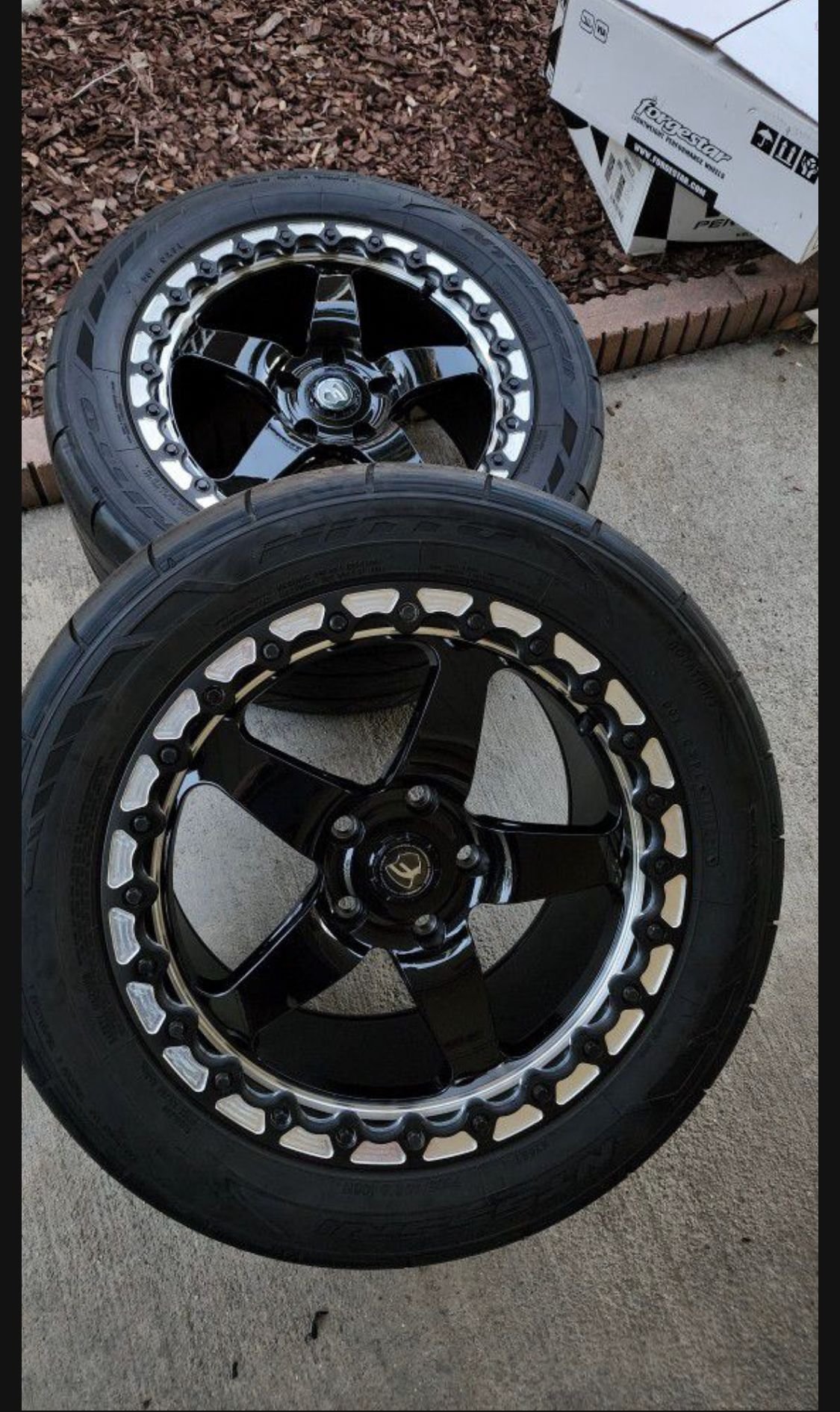 FS (For Sale) Forgestar D5 beadlock wheels and Nitto drag radials ...