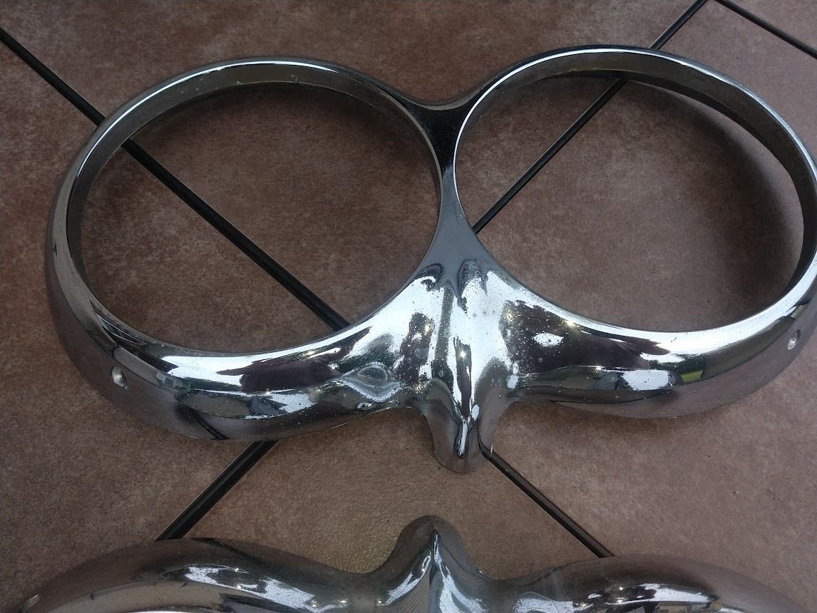 FS (For Sale) 58-60 Headlight Bezels (Chrome) OEM used - CorvetteForum ...
