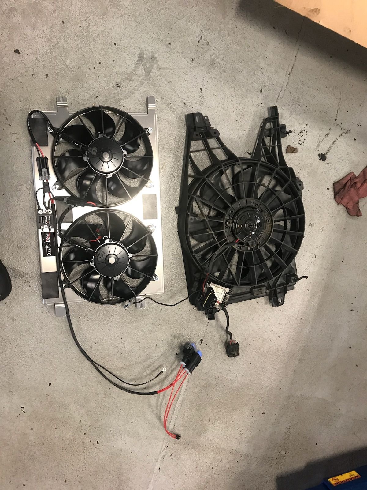 Prospeed fans on stock radiator - CorvetteForum - Chevrolet Corvette ...