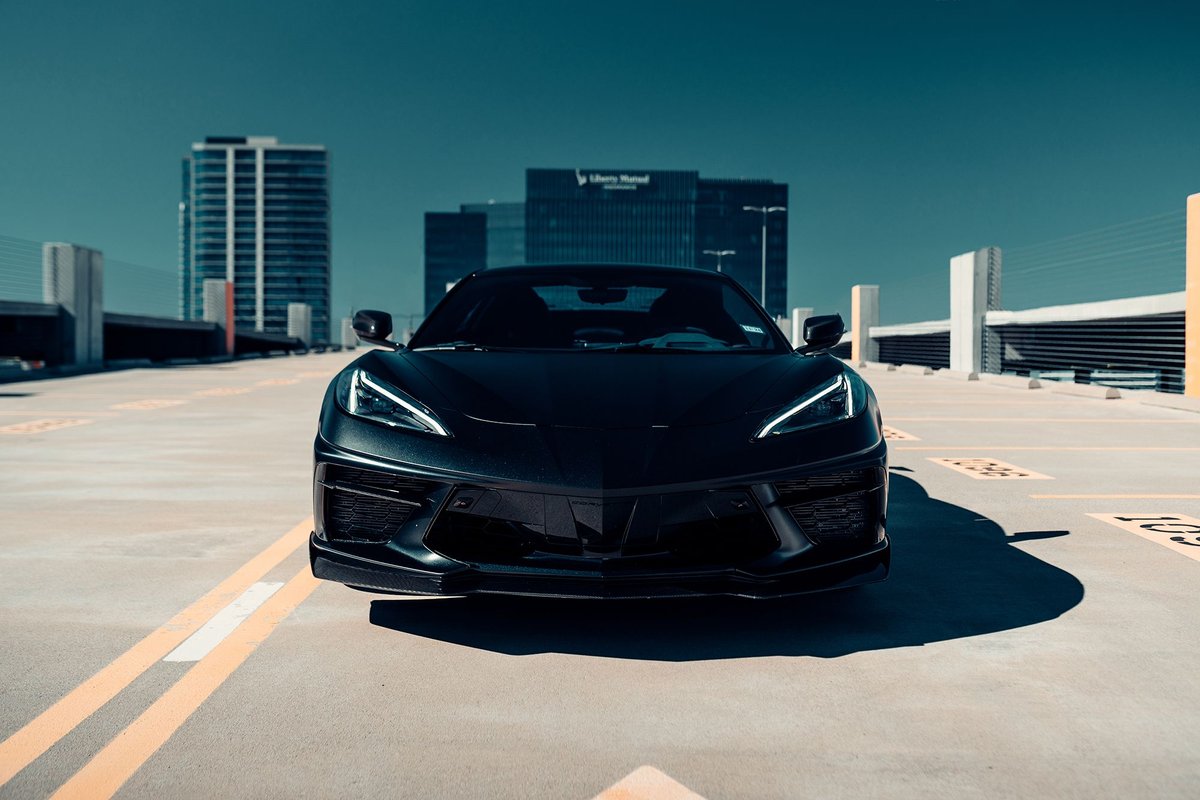 Wrapped Corvette C8 on Forgedlite DC20 2pc Forged Wheels Photoshoot ...