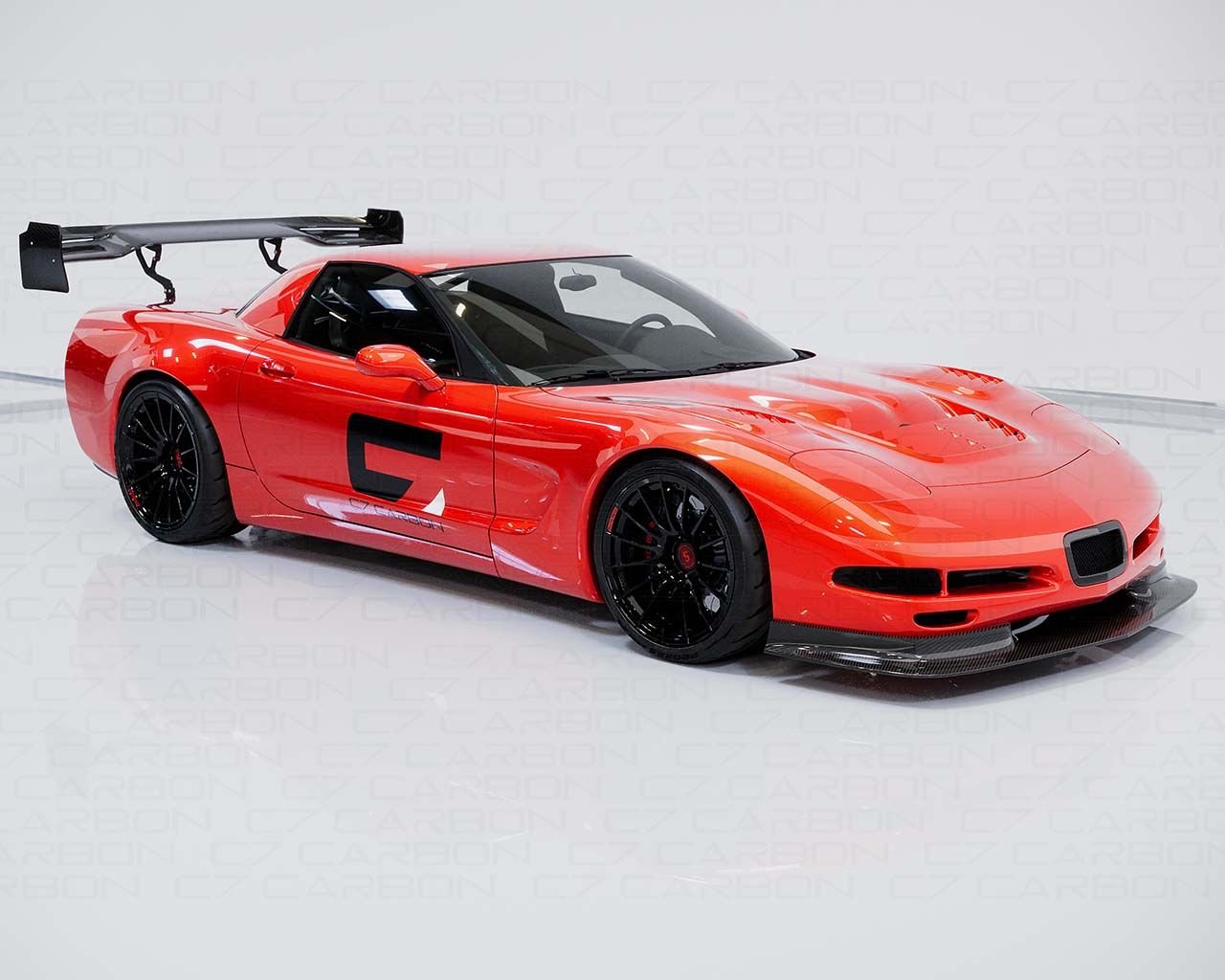 C5R Style wide body kit / Wide body fenders / C5R Style hood and lots ...