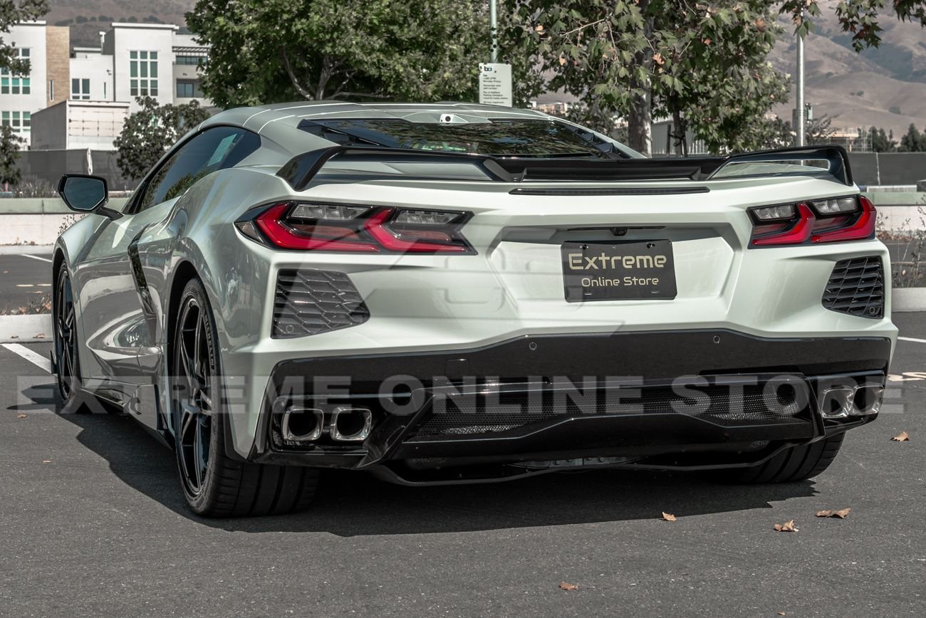 2020-Up Corvette C8 Z51 Package Wickerbill Rear Trunk Spoiler ...