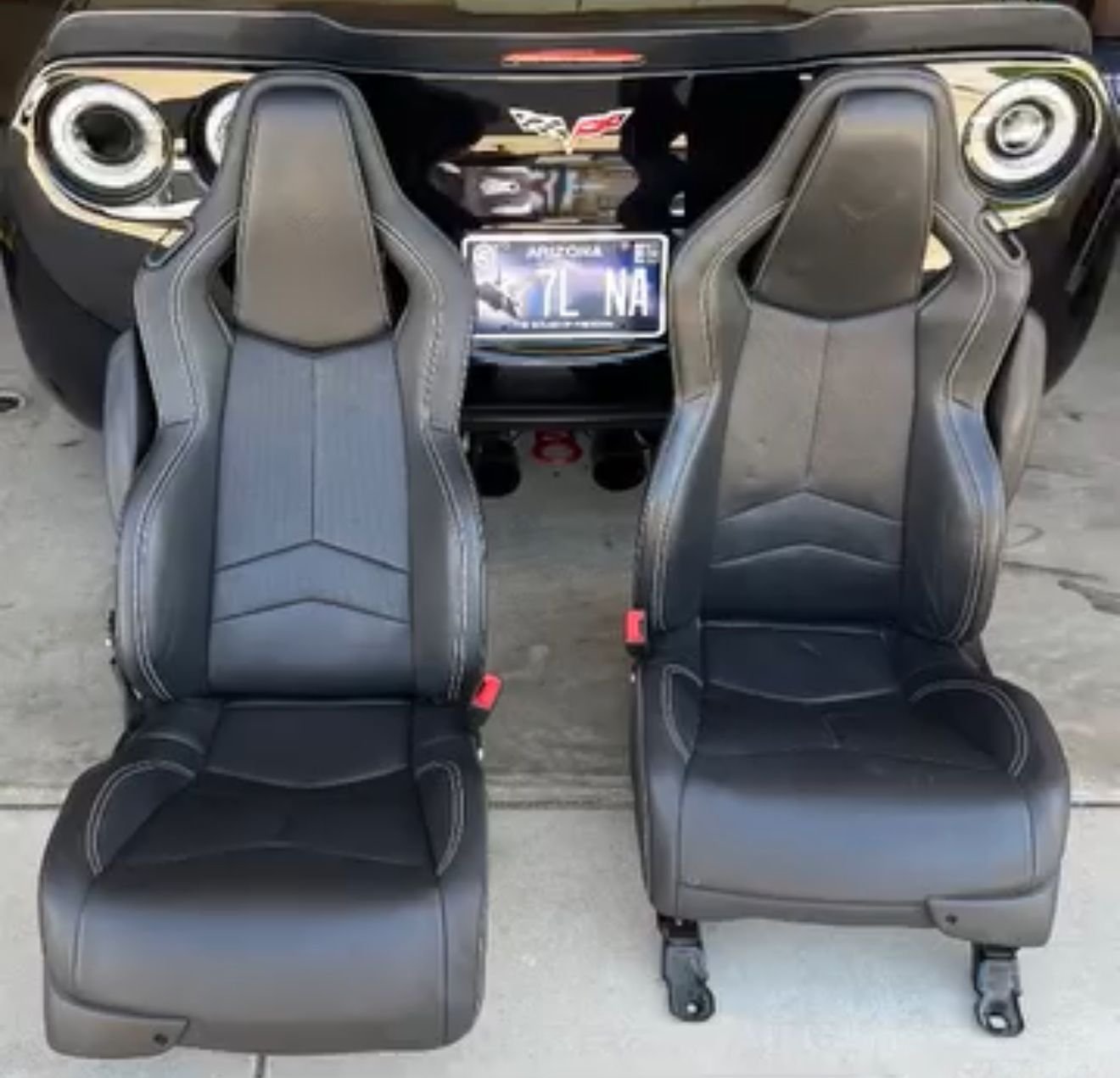FS (For Sale) C8 GT1 2LT seats with VetteWorks harness - CorvetteForum ...