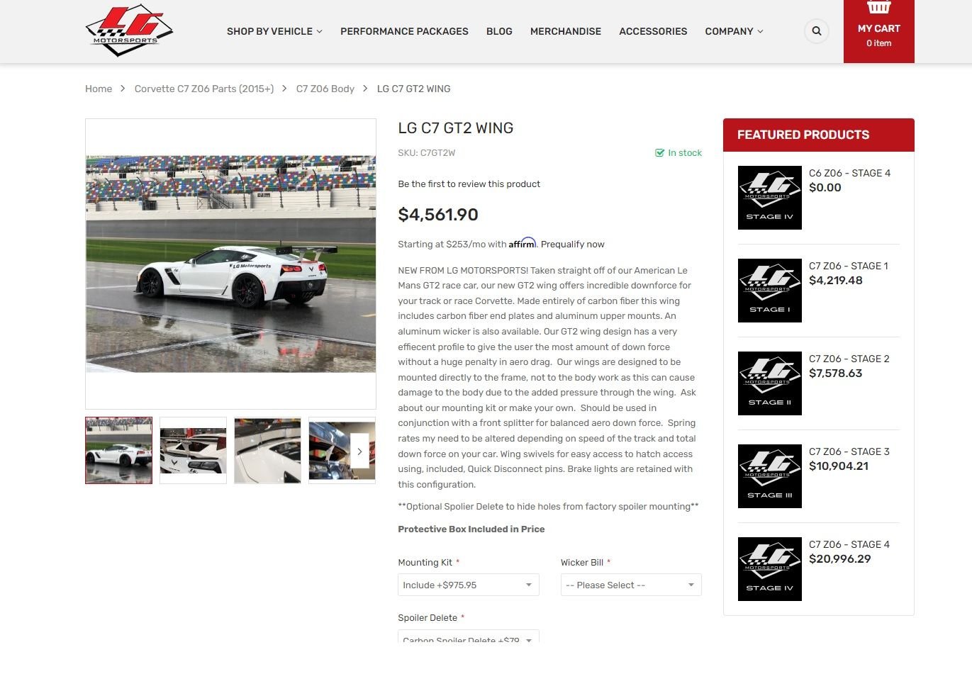 Affordable real downforce Wing options C7 Z06 / GS - CorvetteForum ...