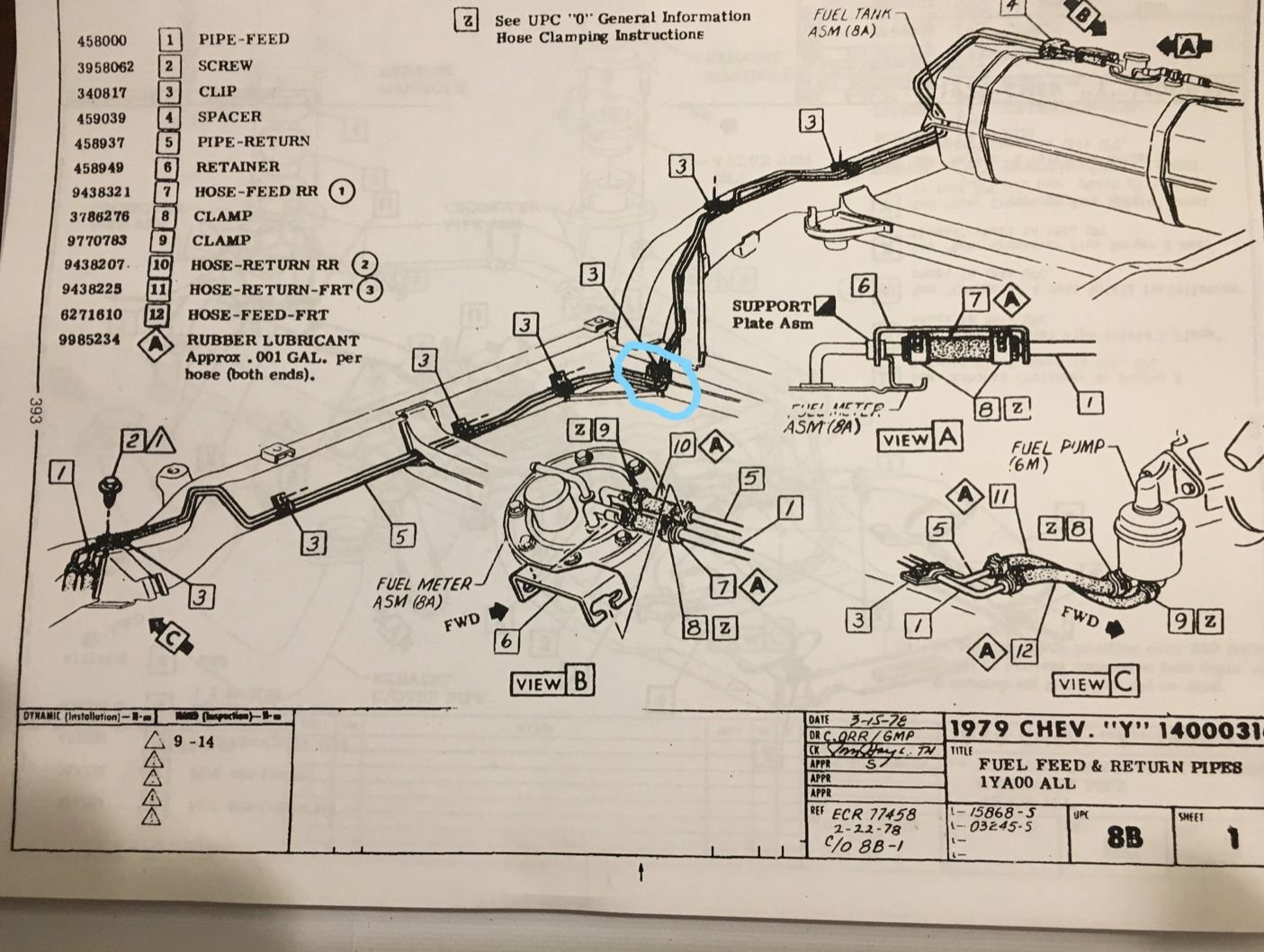 '68 Fuel Return Line Replacement - any tricks? - CorvetteForum ...