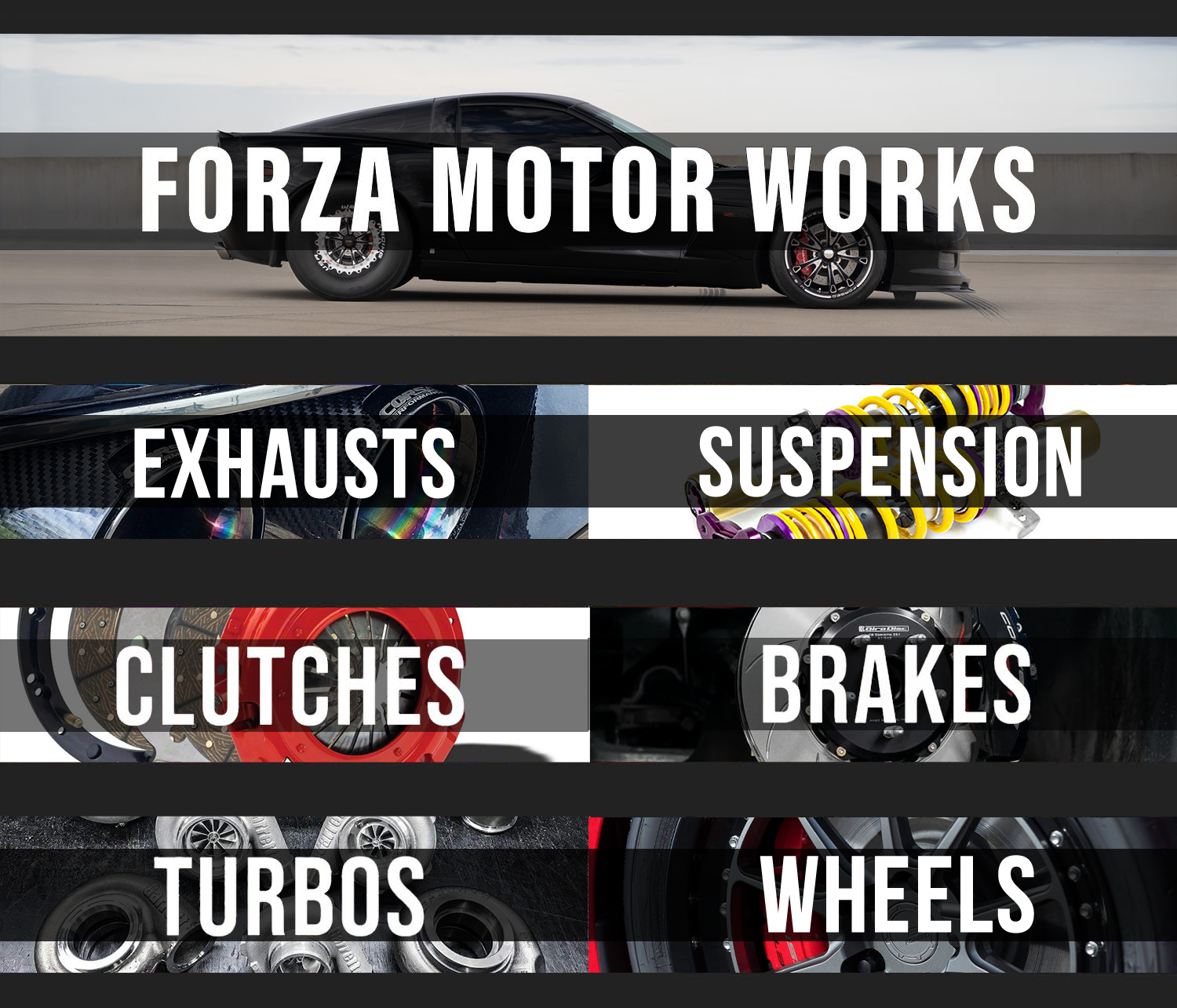 Forza Motor Works | Your One-Stop Shop for Exhausts/Headers, Wheels, Brakes & more! - Page 7 ...