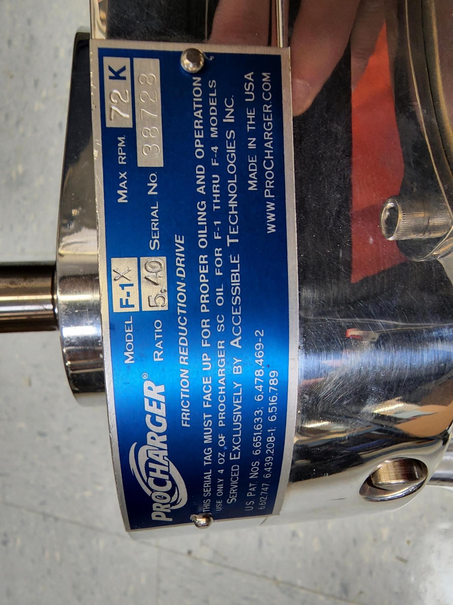 FS (For Sale) Procharger F-1X Reverse Rotation - CorvetteForum ...