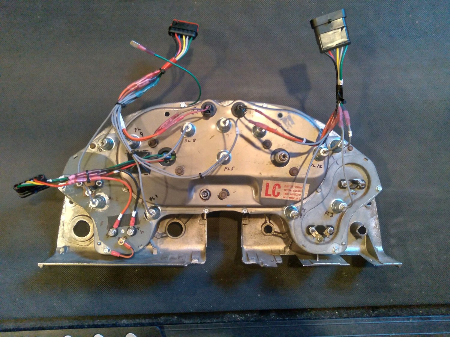 Cleaning up Instrument cluster wiring - CorvetteForum - Chevrolet ...
