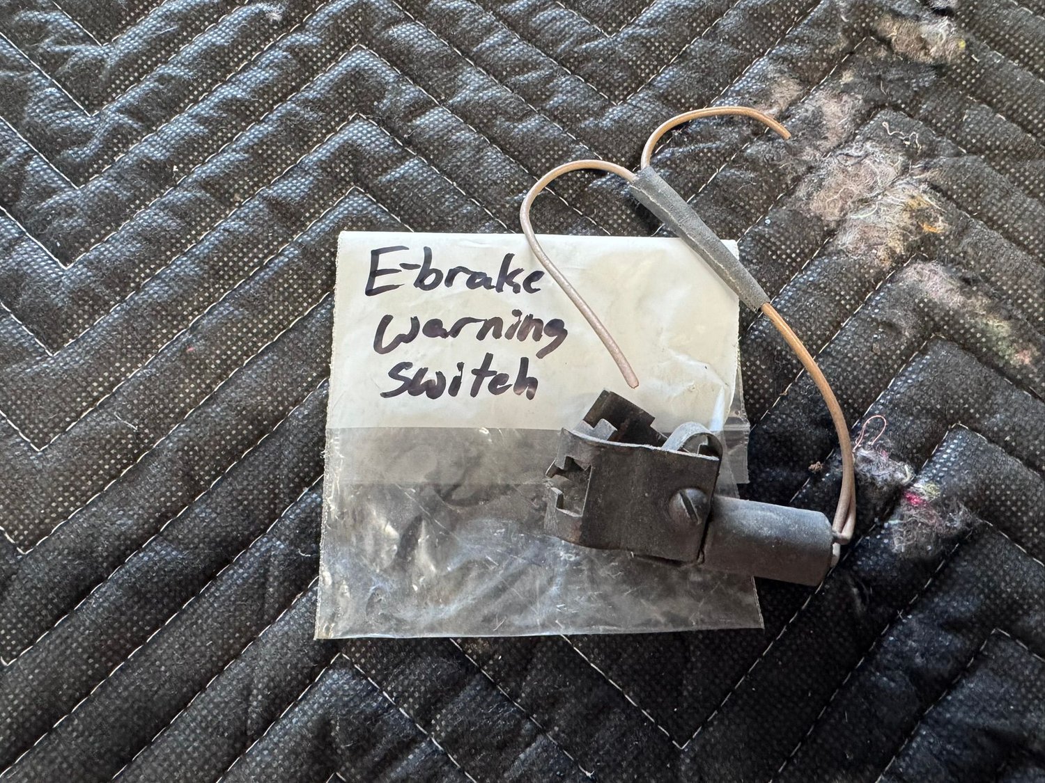 FS (For Sale) 62 Emergency Brake/Parking Brake Warning Switch-$50 ...