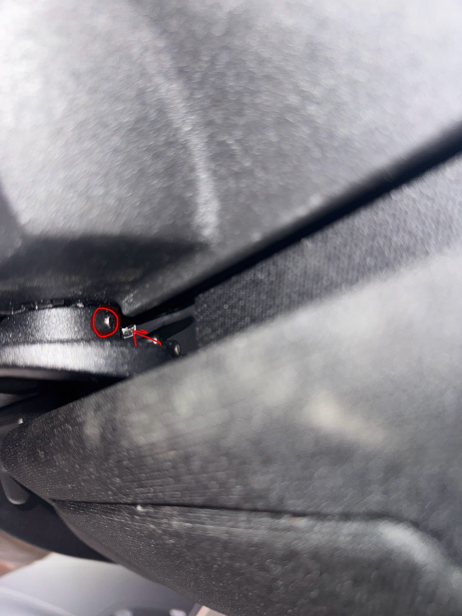 Targa Handle pin gouged frame - CorvetteForum - Chevrolet Corvette ...