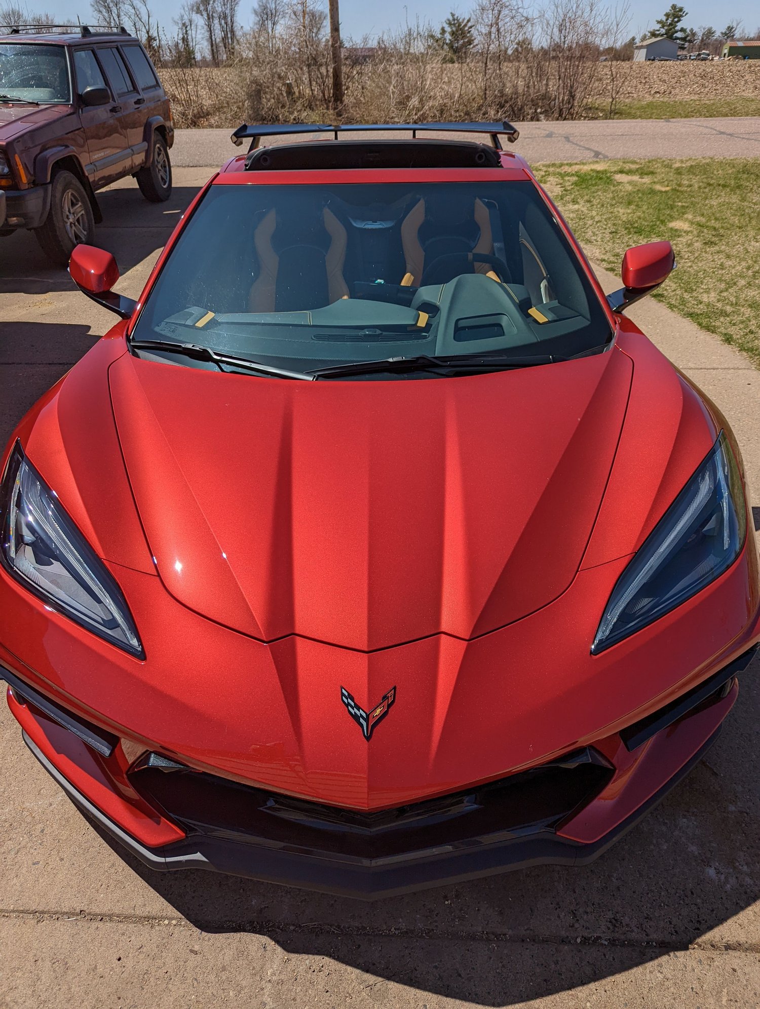 SOLD - 2022 2LT z51 red mist coupe, 1900 miles - CorvetteForum ...