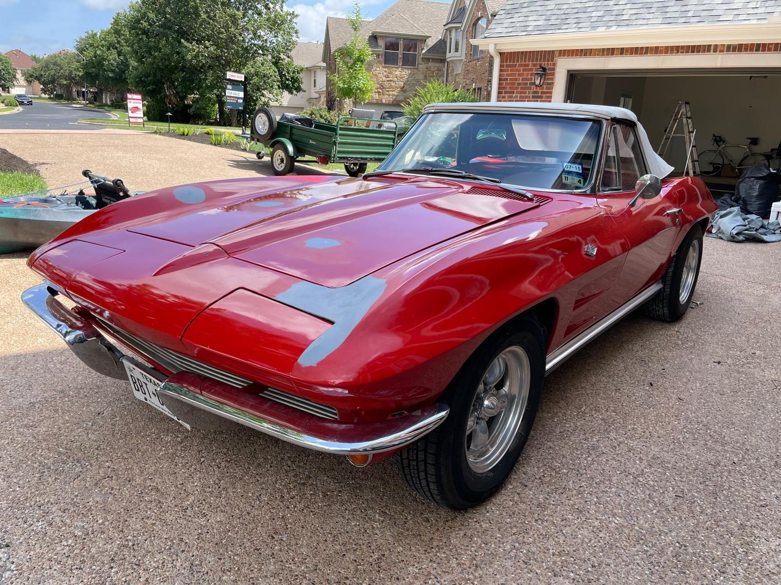 FS (For Sale) F/S 64 red convertible - CorvetteForum - Chevrolet ...