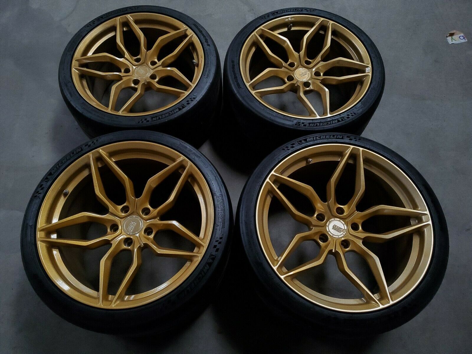 FS (For Sale) 19" 20" rsr forged bronze wheels rims 4 corvette c7 z06 ...