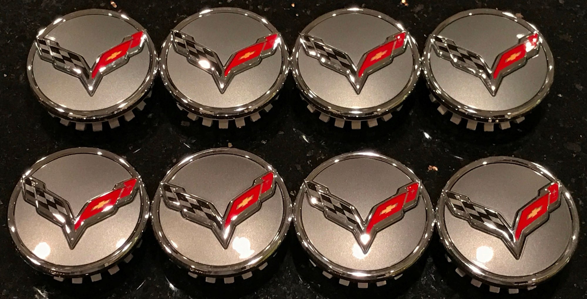 FS: OEM C7 Center Caps, Silver/Chrome - CorvetteForum - Chevrolet ...