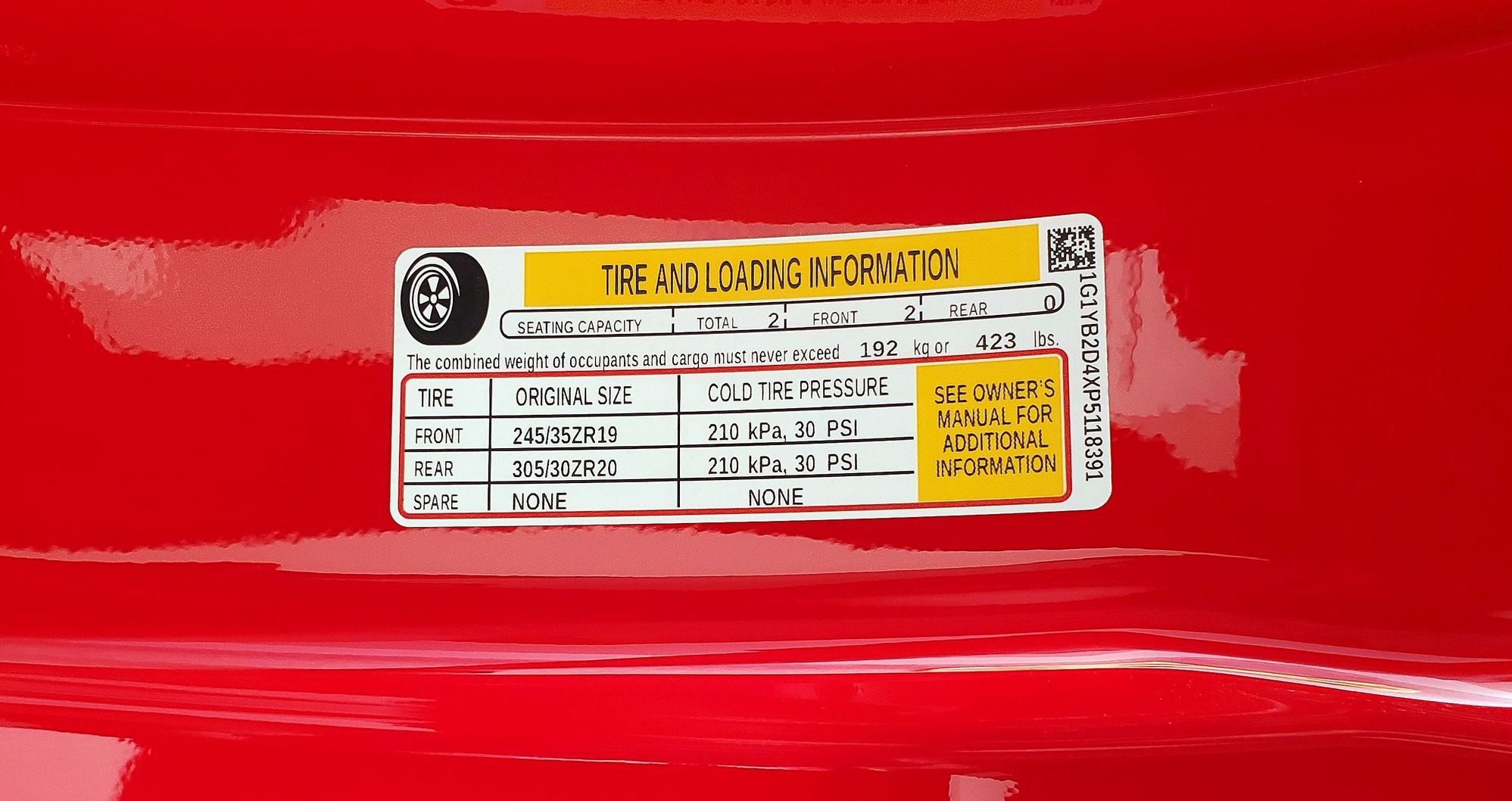 Proper Tire Pressure C8 - CorvetteForum - Chevrolet Corvette Forum ...