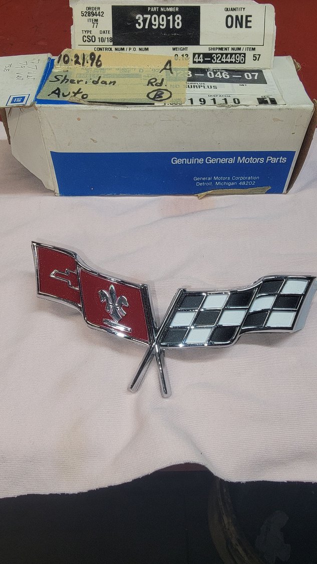 FS (For Sale) Nos 1977 79 emblem - CorvetteForum - Chevrolet Corvette ...
