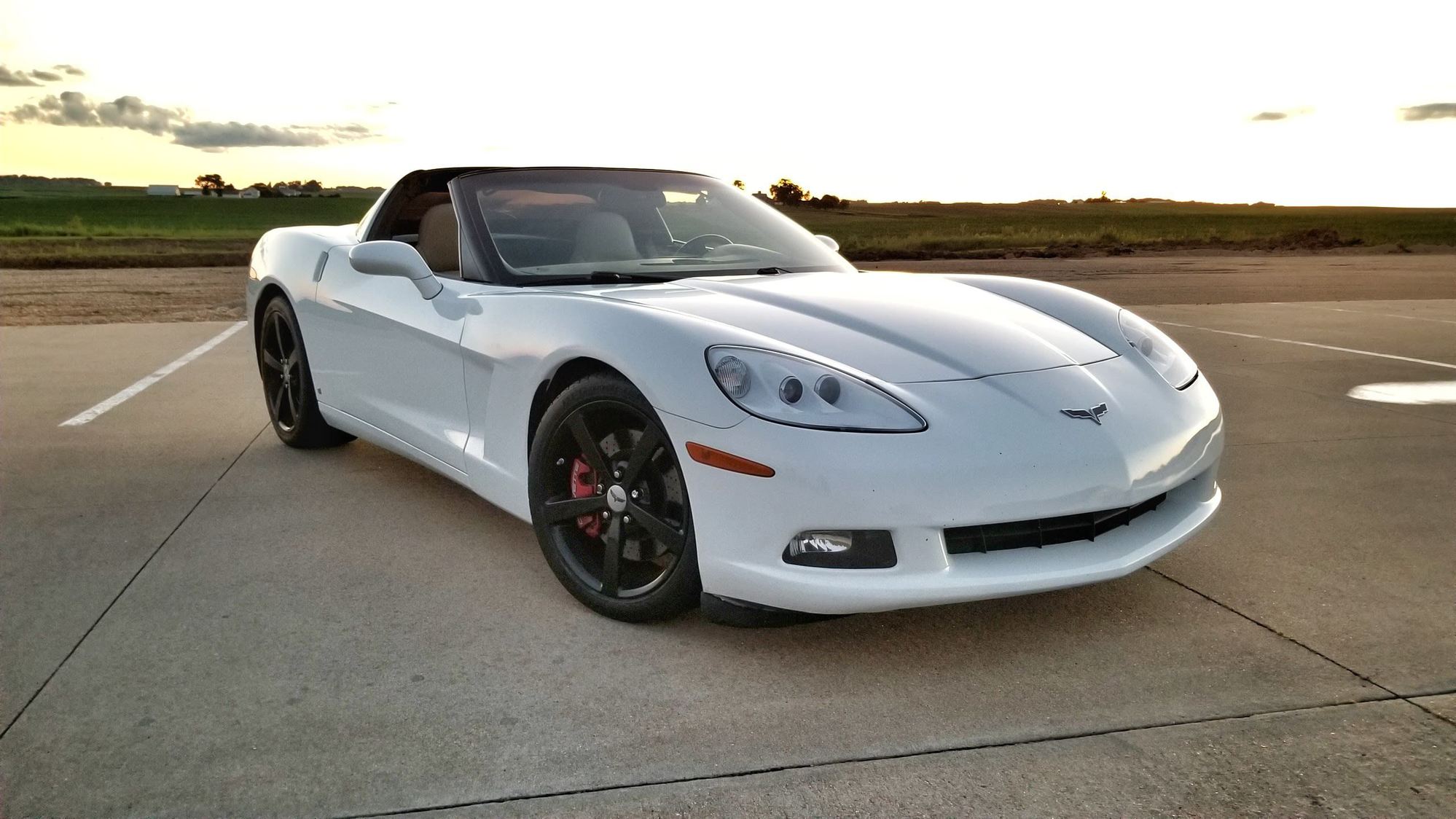 FS (For Sale) 2009 Corvette C6- White 6AT Z51 3LT NPP -Iowa- $18,300 ...
