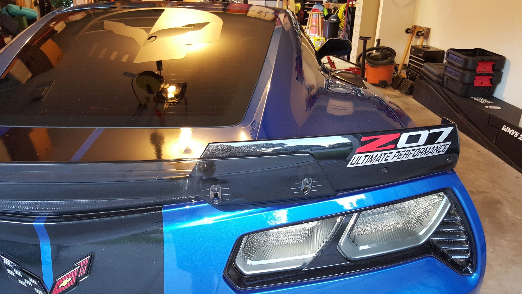 New Z07 rear wickerbill logo - CorvetteForum - Chevrolet Corvette Forum ...