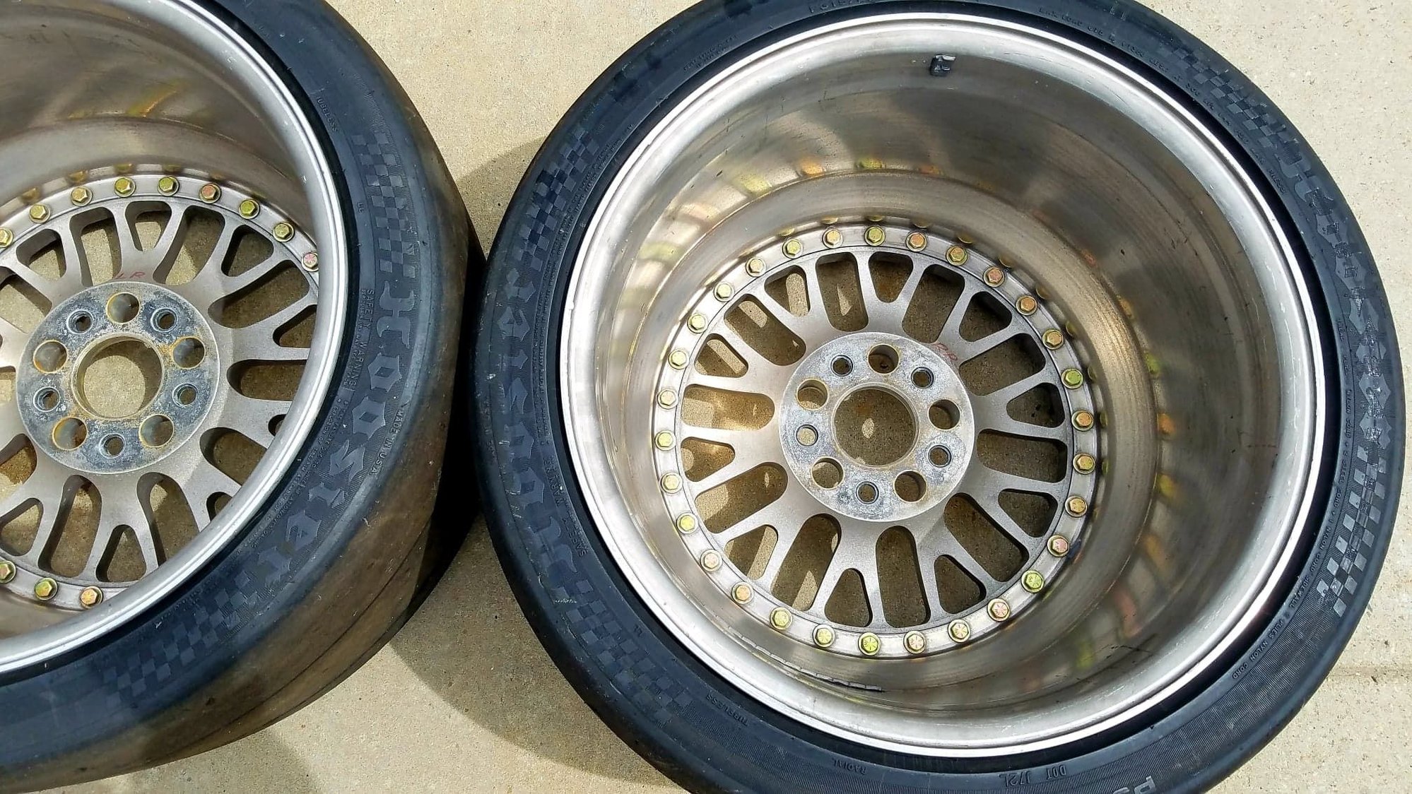 FS (For Sale) 18x12 CCW Classic Race wheels & Hoosiers - CorvetteForum ...