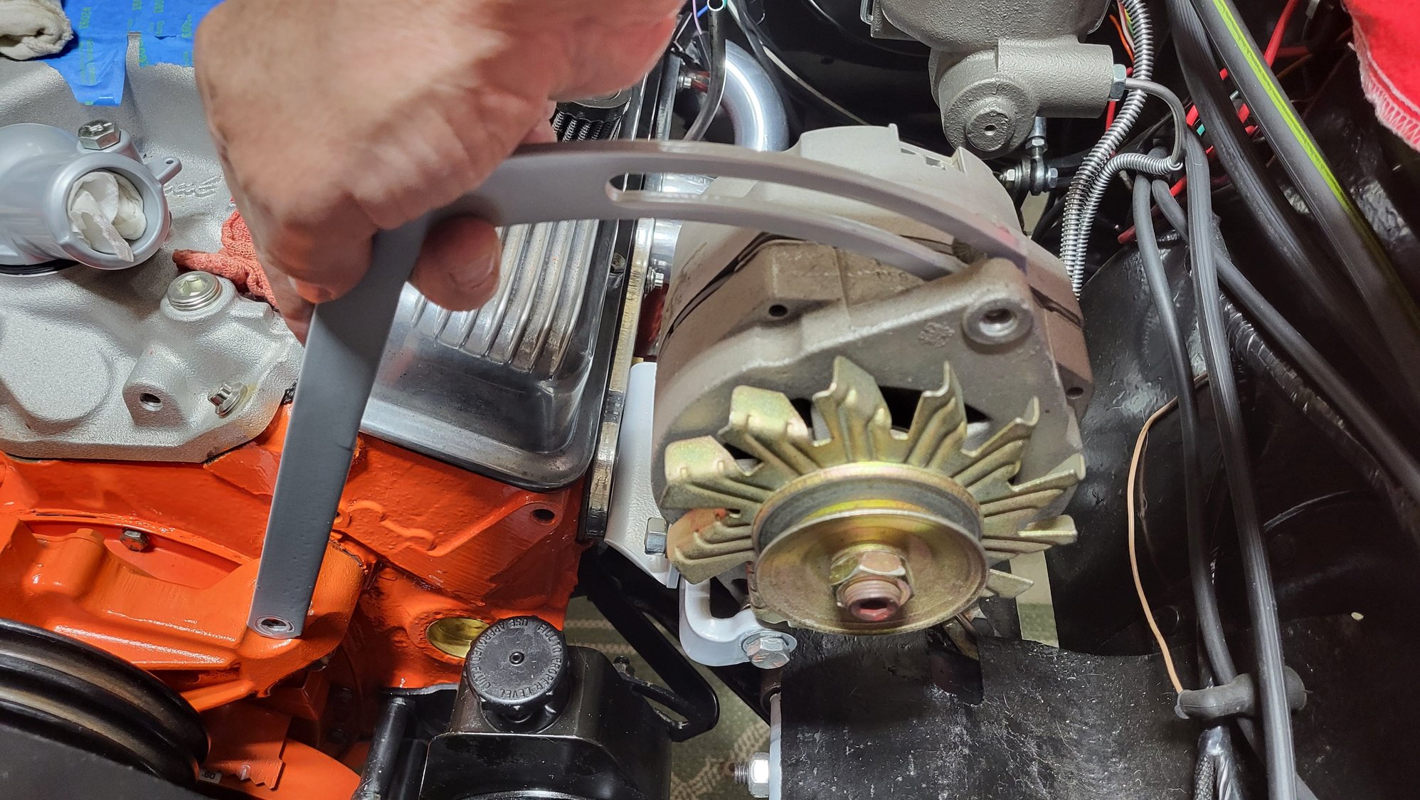 Alternator mount problem with shorty headers - CorvetteForum ...