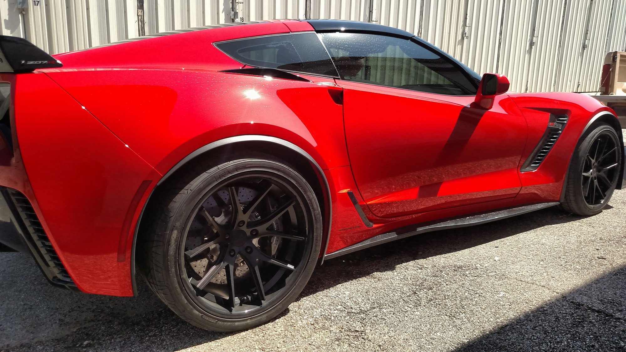 C7 Z06 Corvette Carbon Fiber Wheel Opening Moldings / Spats In Stock ...