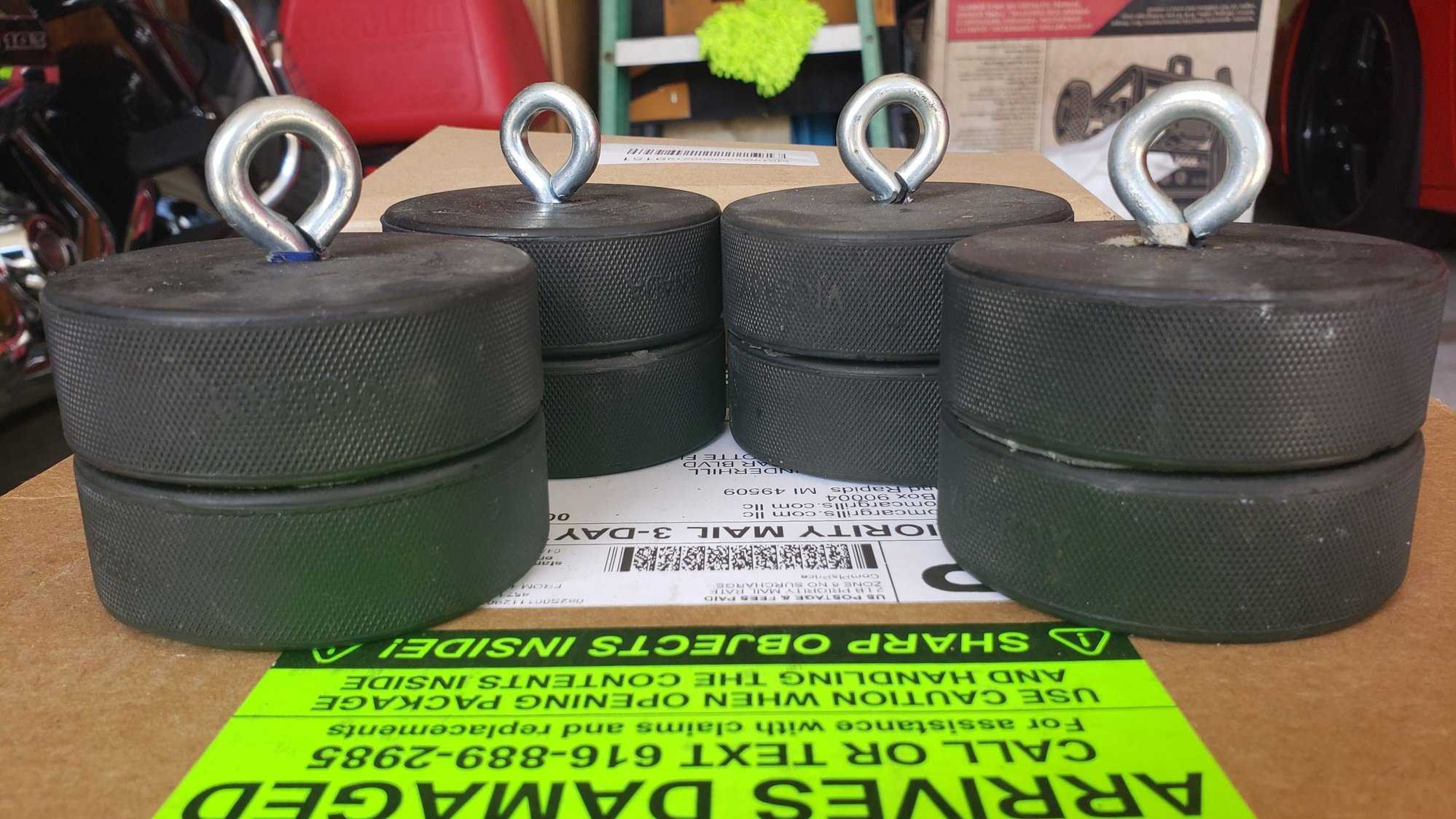 Recommendations Requested for Metal Jacking Pucks with Rubber Pad ...