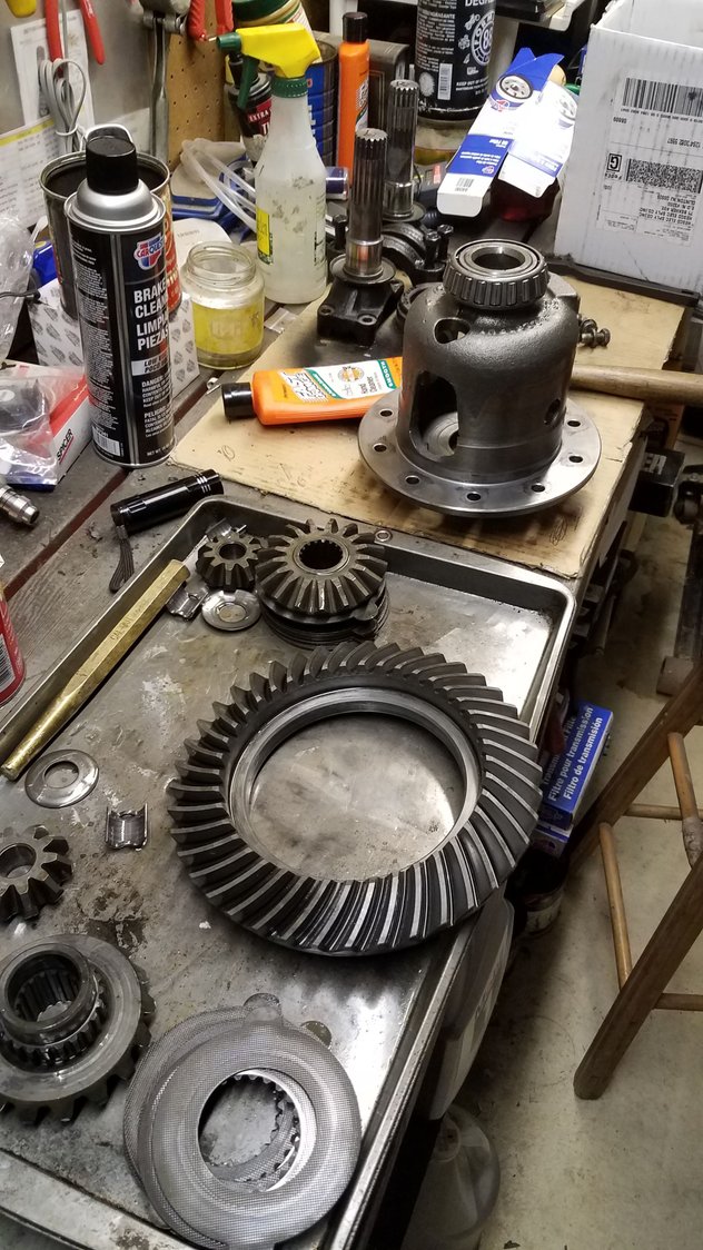 New posi unit clutches, springs & plates + new rear spring & shocks ...