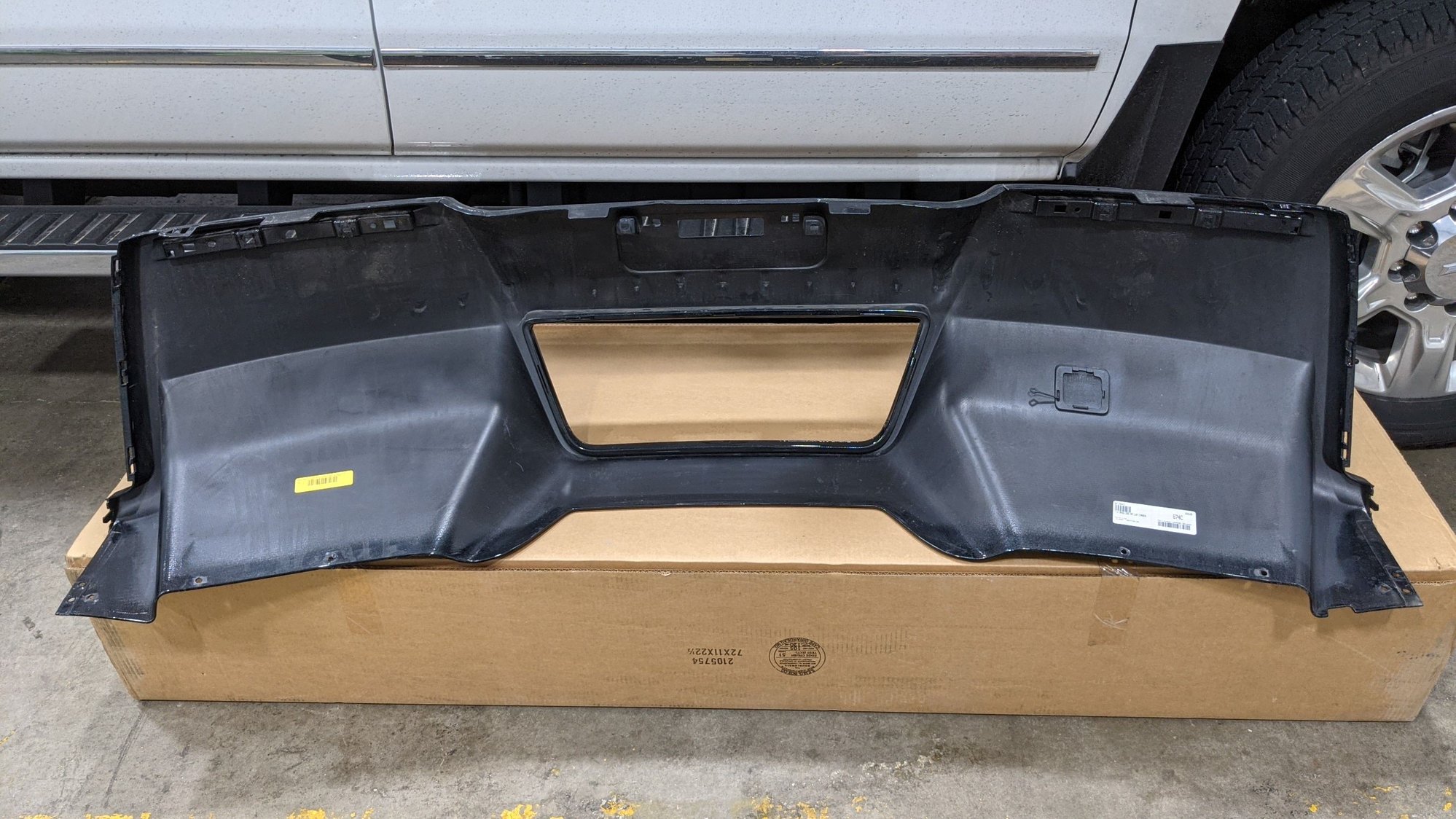FS (For Sale) GM Rear Lower Fascia Bumper Cover with dent damage, GM ...
